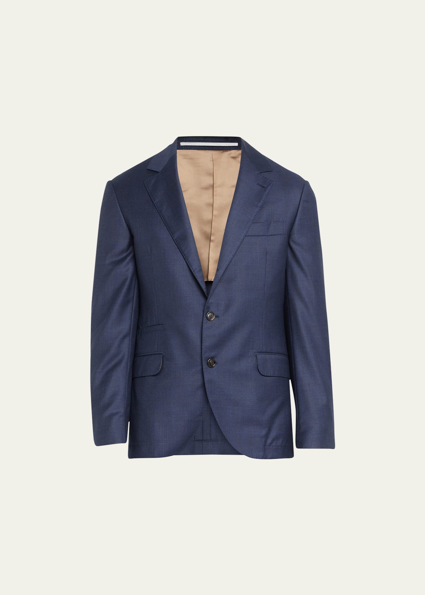 Brunello Cucinelli Men's Super 150s Wool Windowpane Suit - Bergdorf Goodman