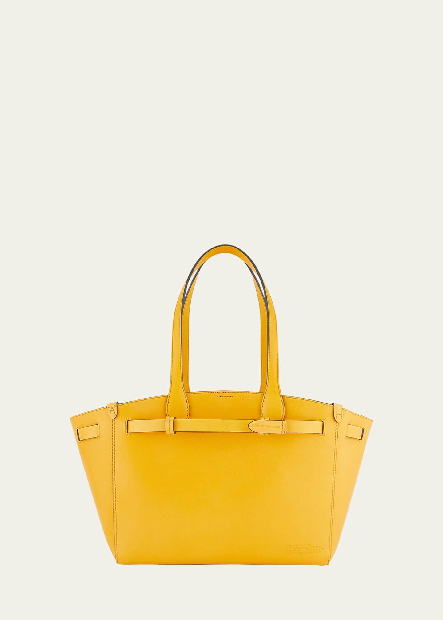 Anya Hindmarch Return to Nature Small Compostable Leather Tote Bag ...