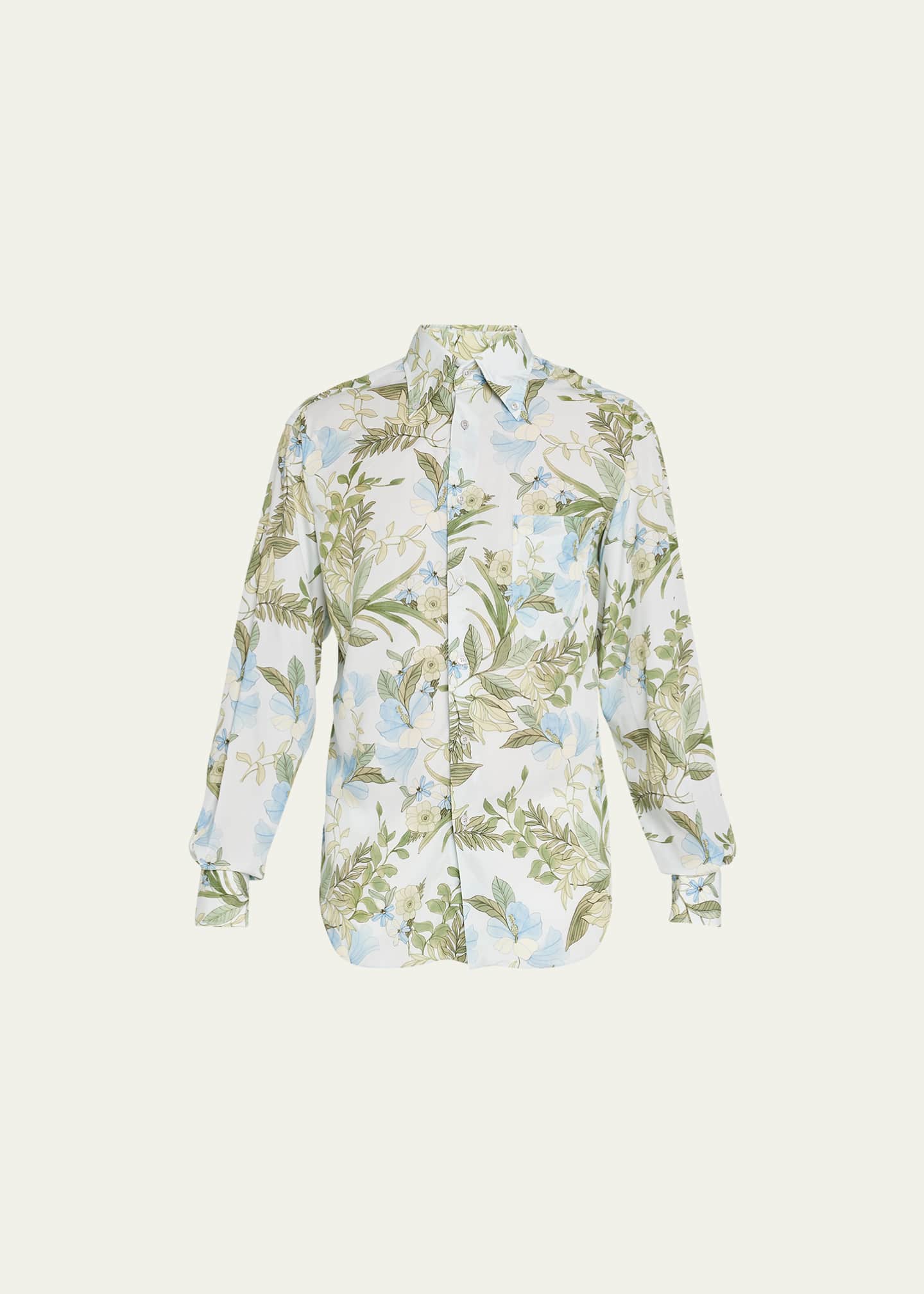 Tom Ford Mens Floral Print Sport Shirt Bergdorf Goodman