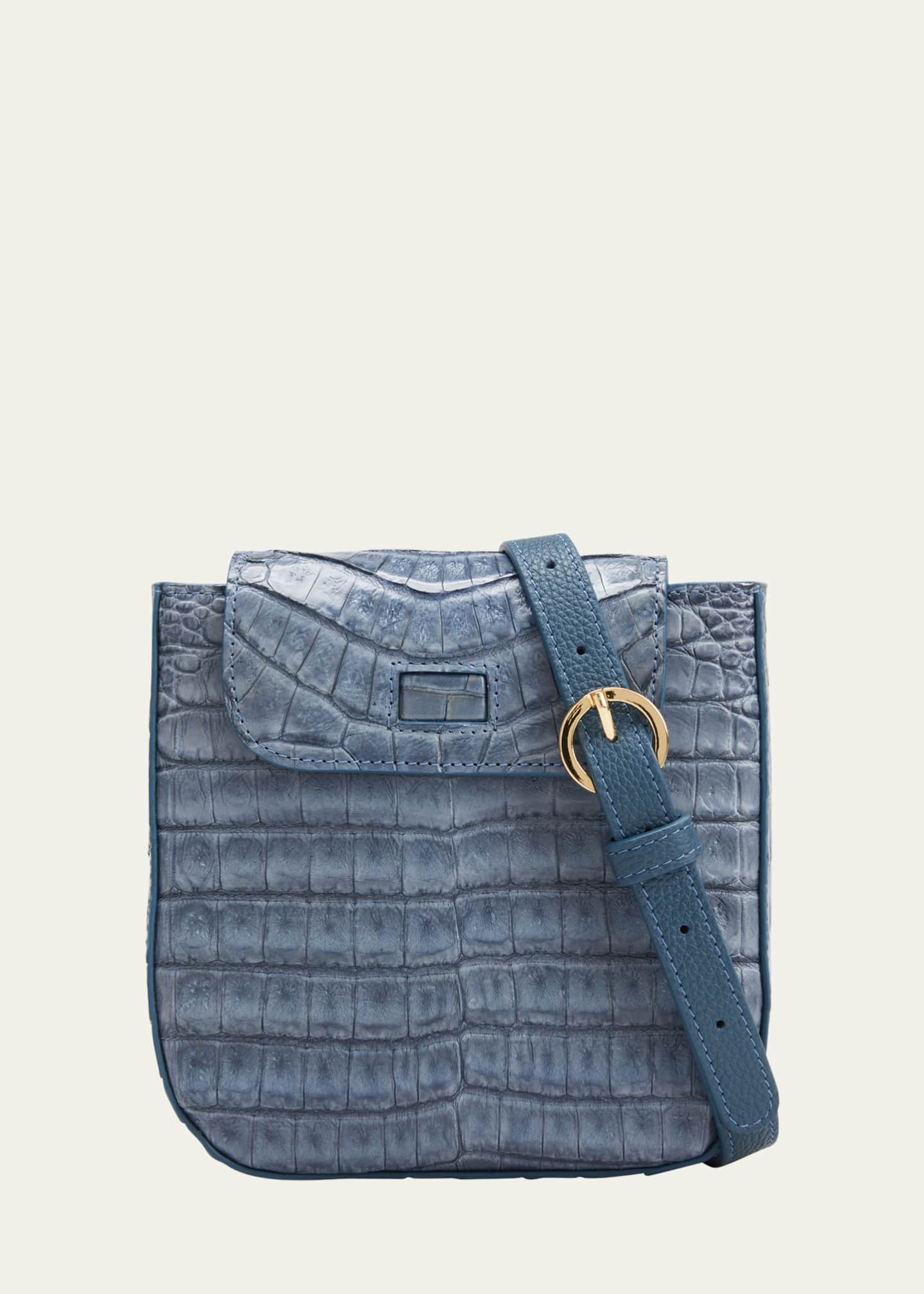 Maria Oliver Ada Small Crocodile Crossbody Bag - Bergdorf Goodman