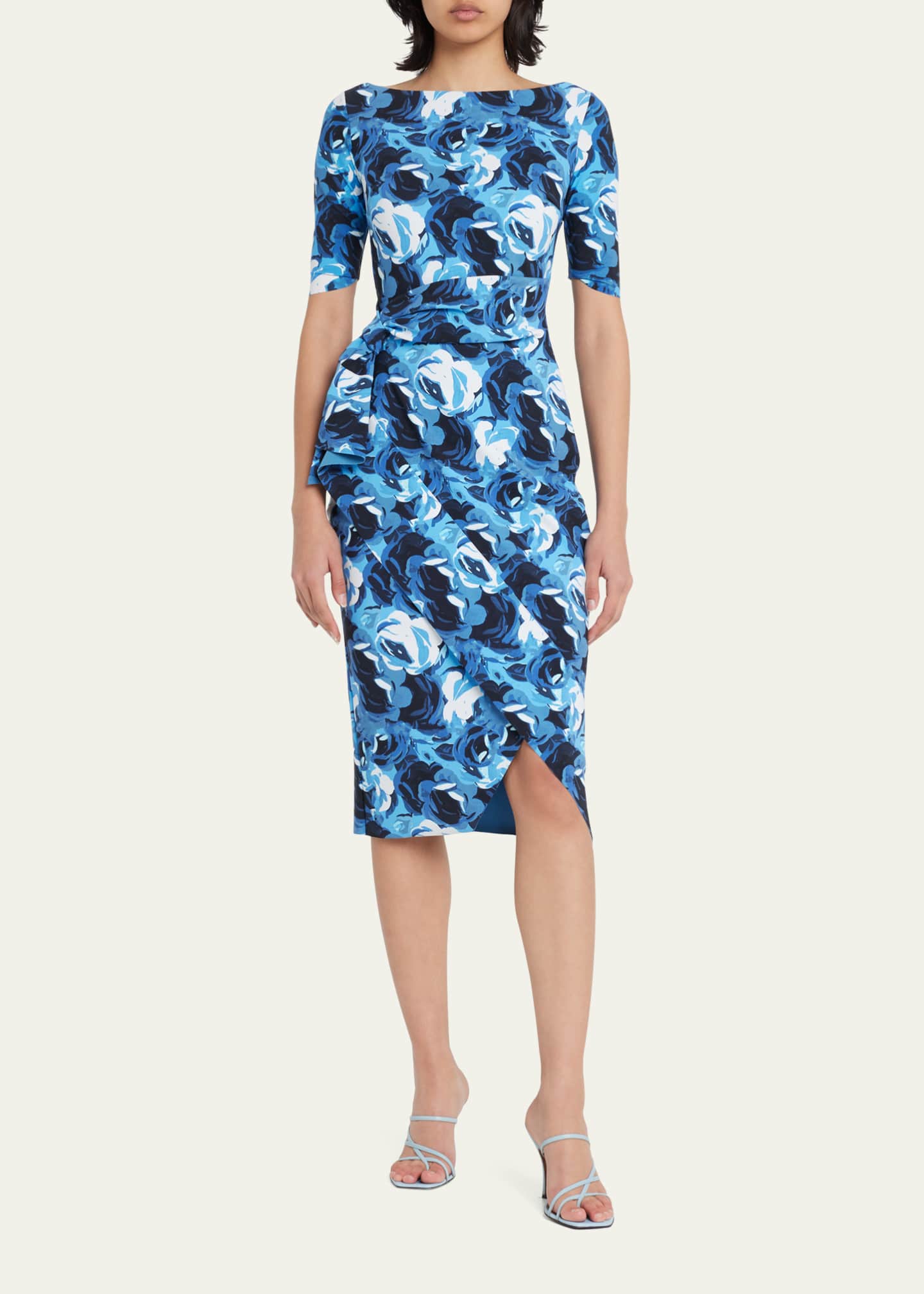 Chiara Boni La Petite Robe Mimmaly Floral-Print Sheath Dress - Bergdorf ...