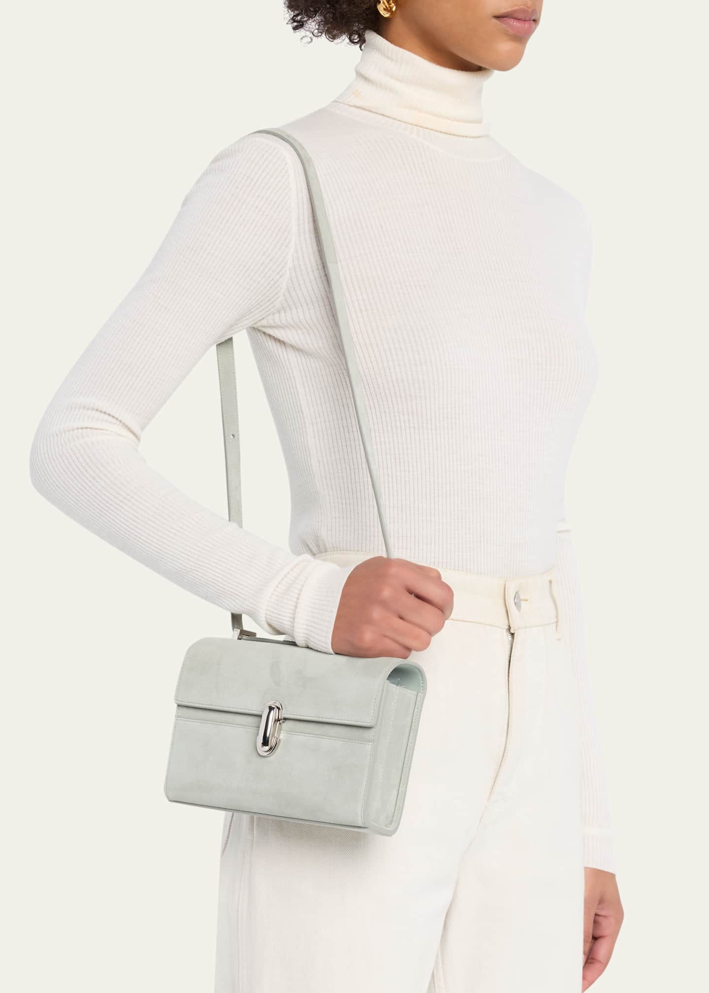 Savette The Symmetry 19 Suede Crossbody Bag - Bergdorf Goodman