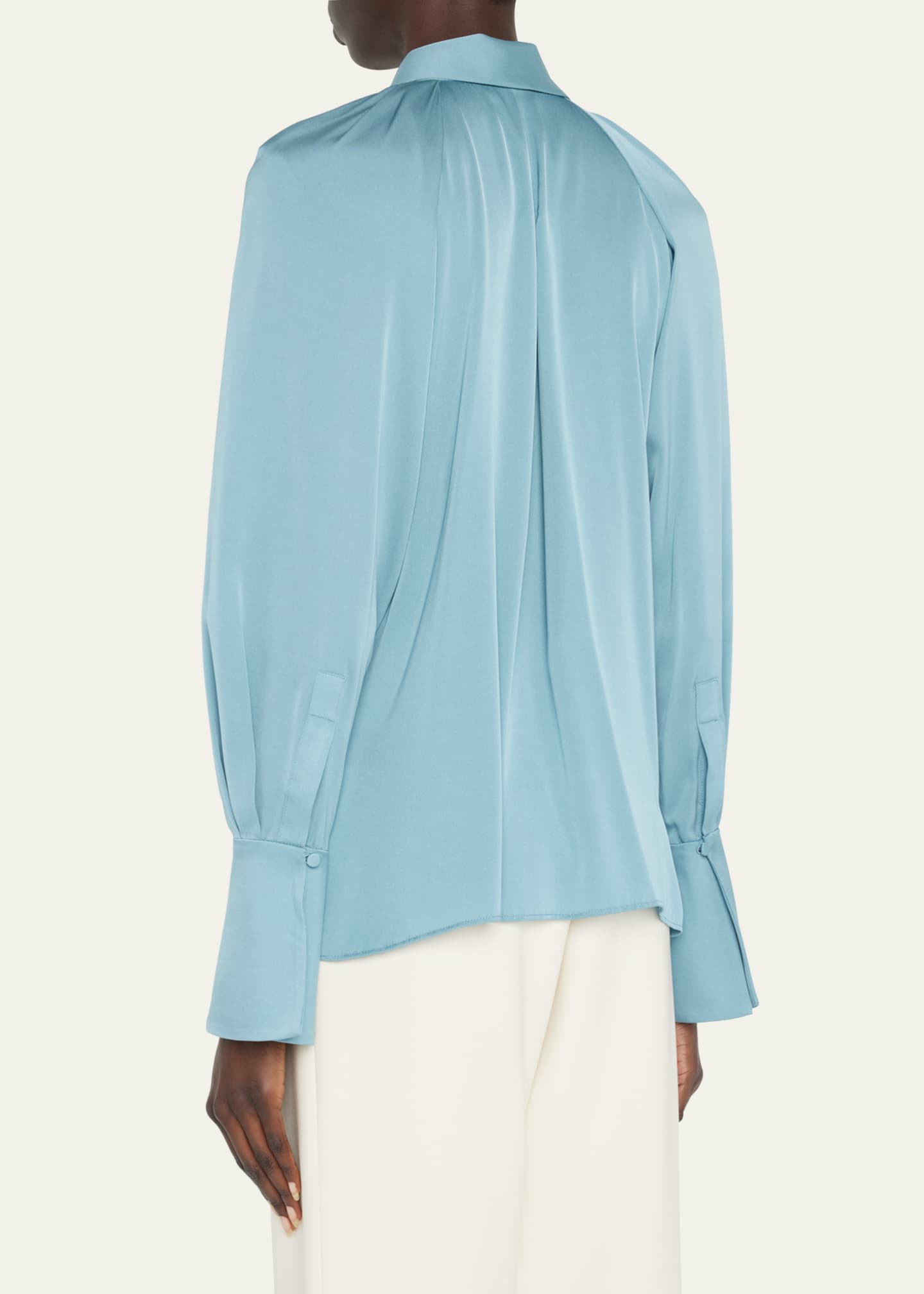Kobi Halperin Chelsie Draped Raglan-Sleeve Blouse - Bergdorf Goodman
