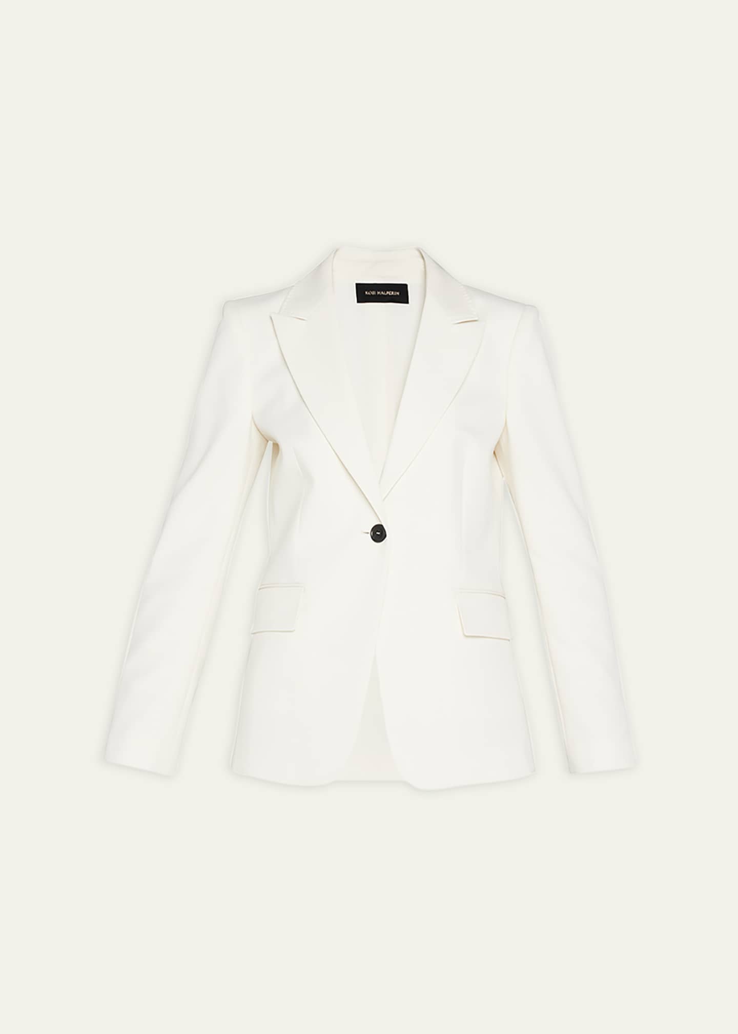 Kobi Halperin Melinda Peak-Lapel Cutaway Jacket - Bergdorf Goodman