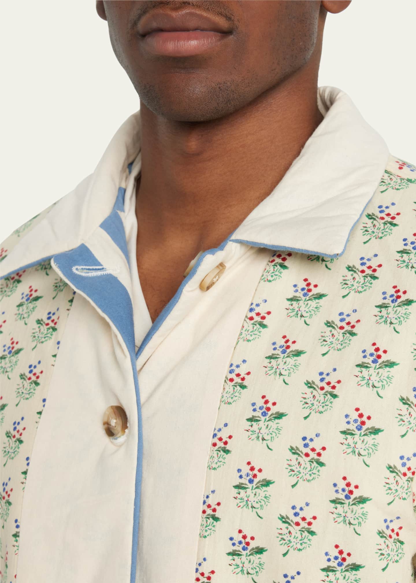 Bode Men's Reversible Quilt Jacket - Bergdorf Goodman