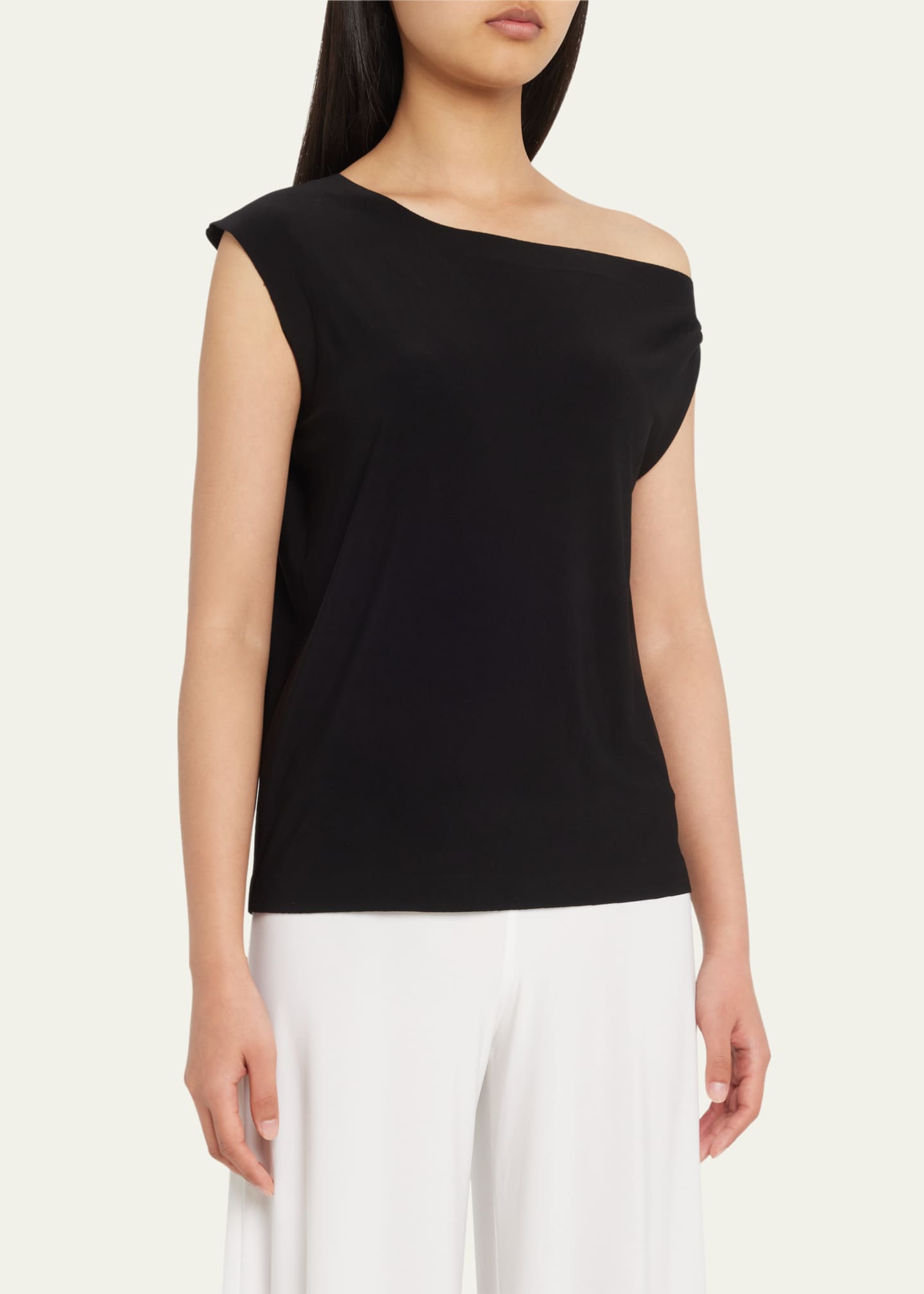 Norma Kamali Drop Shoulder Top - Bergdorf Goodman