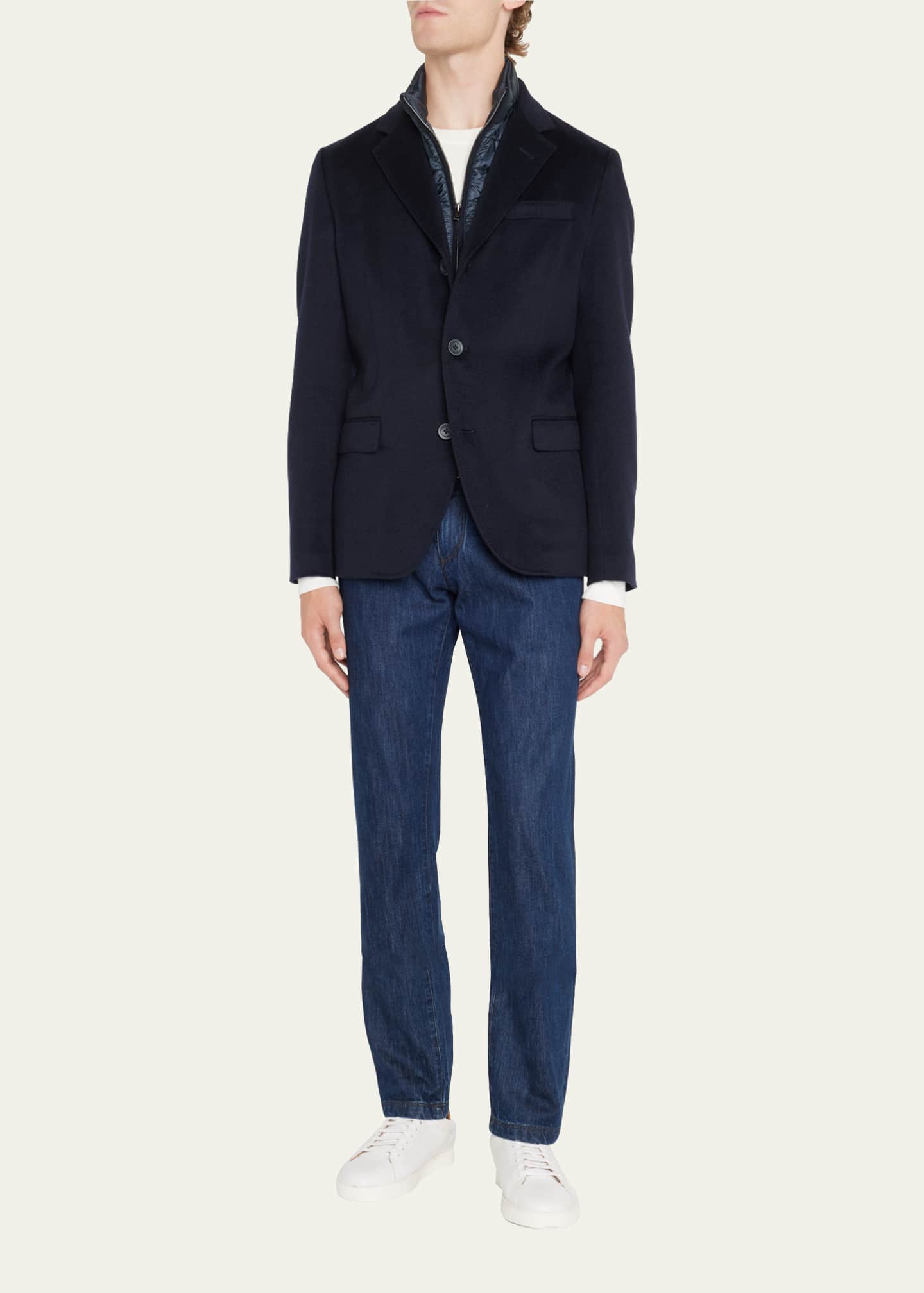 Herno Men's Cashmere Blazer w/ Detachable Liner - Bergdorf Goodman