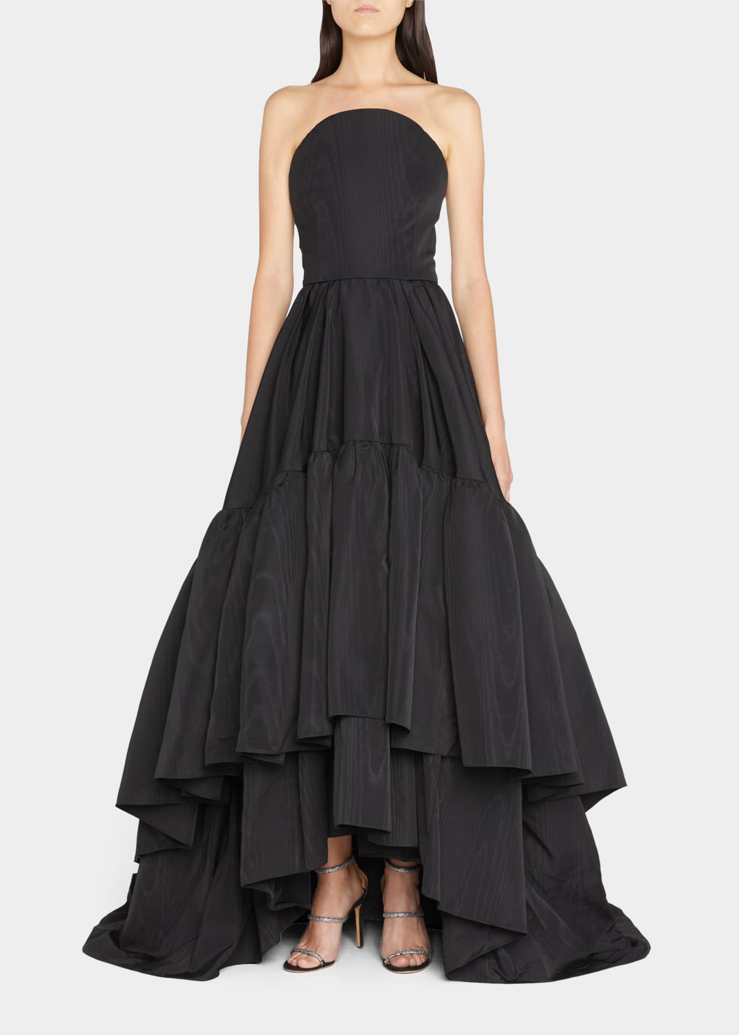 Jason Wu Collection Strapless Tiered Ruffle Taffeta Gown - Bergdorf Goodman