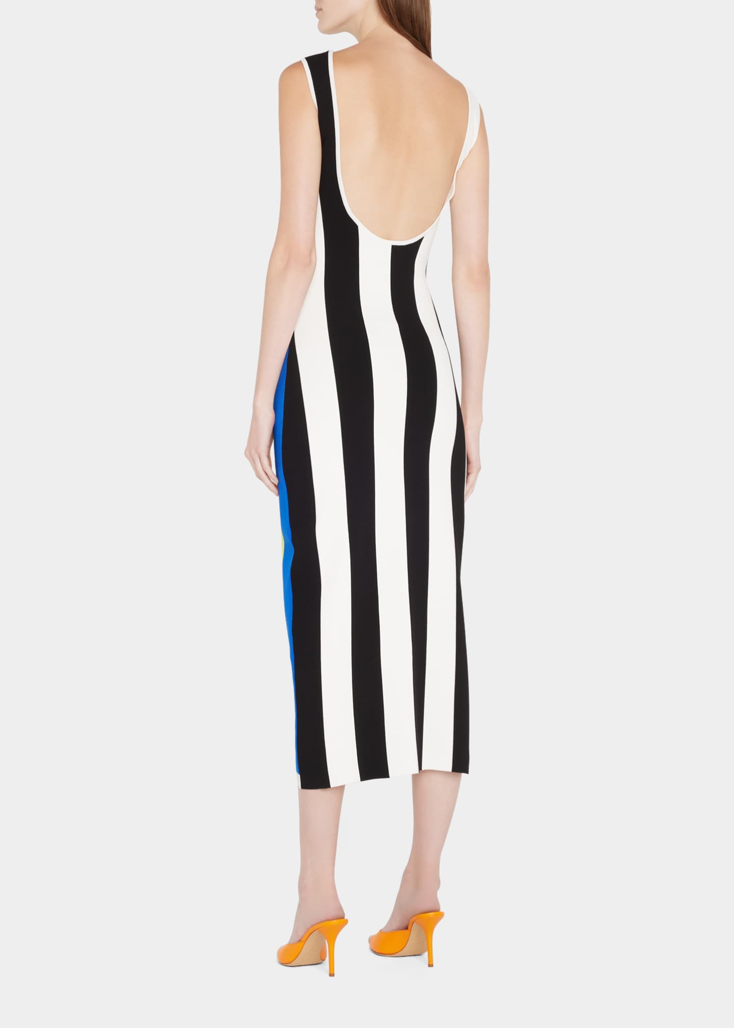CHRISTOPHER JOHN ROGERS Striped Body-Con Tank Dress - Bergdorf Goodman