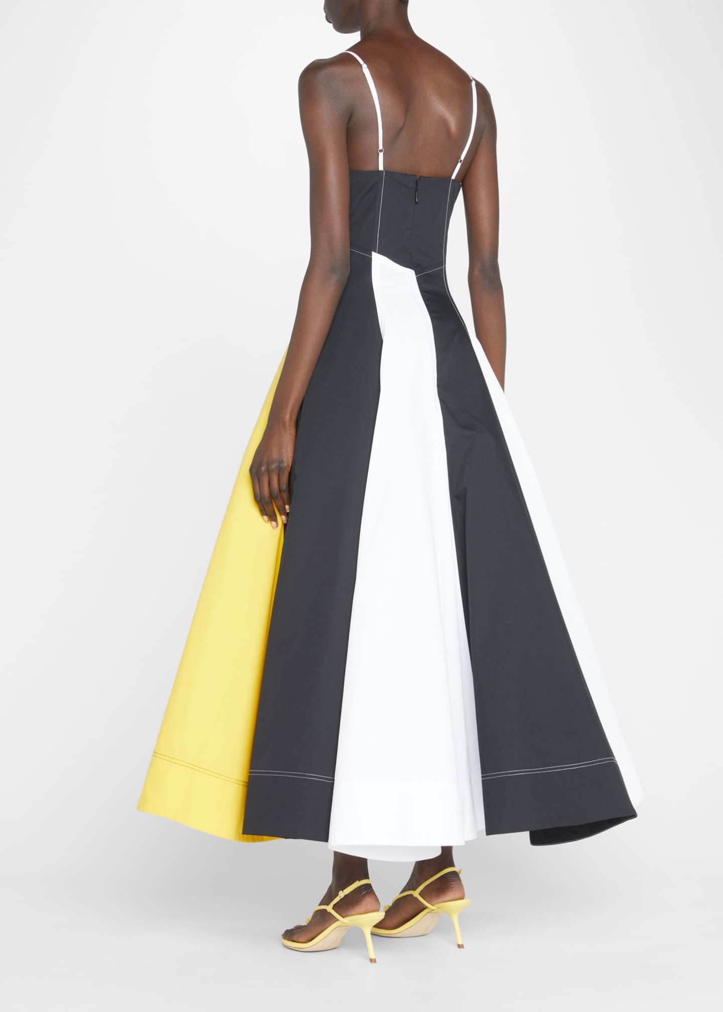 CHRISTOPHER JOHN ROGERS Colorblock A-Line Dress - Bergdorf Goodman