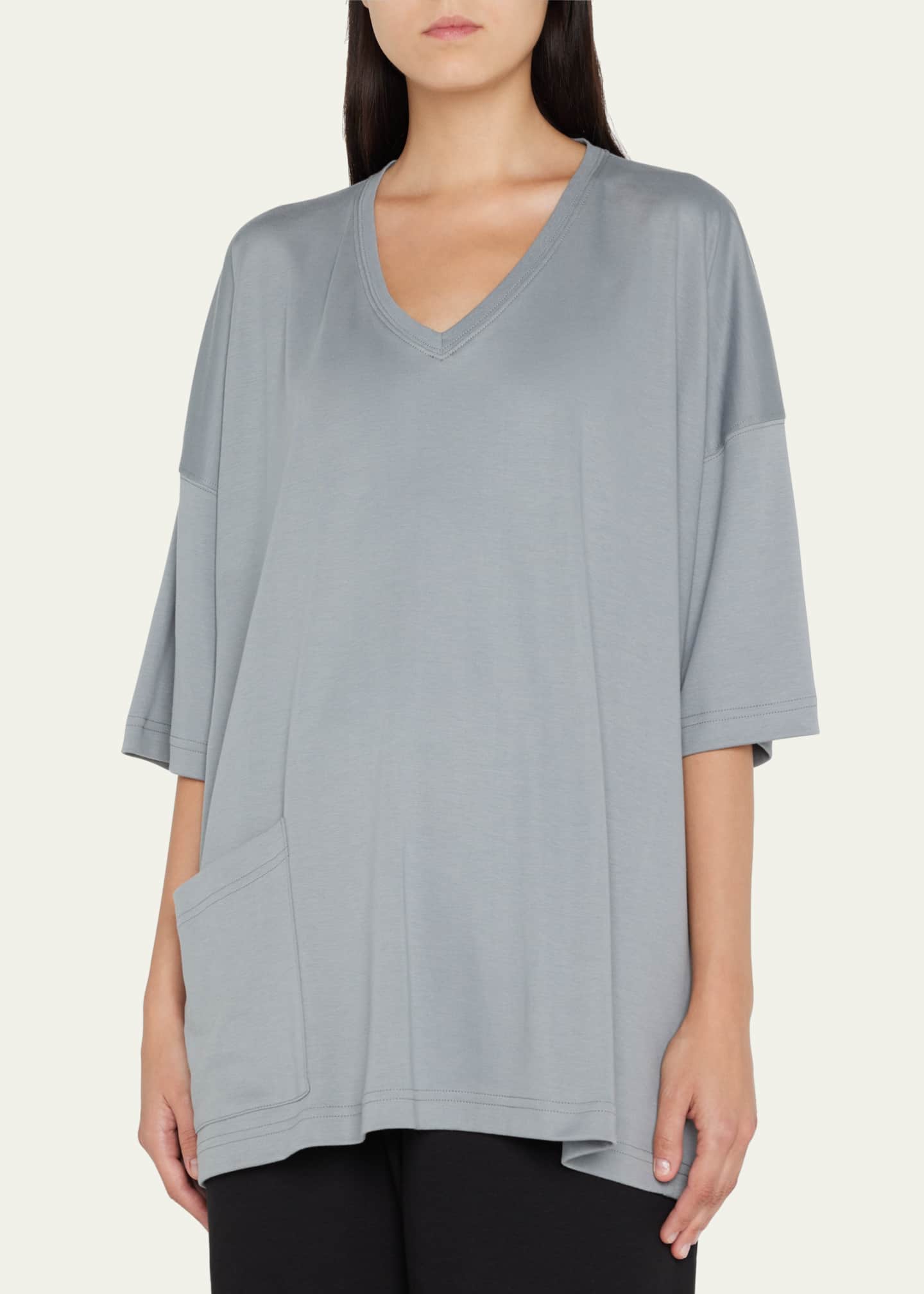 Eskandar Oversize Offset Seam Shirt - Bergdorf Goodman