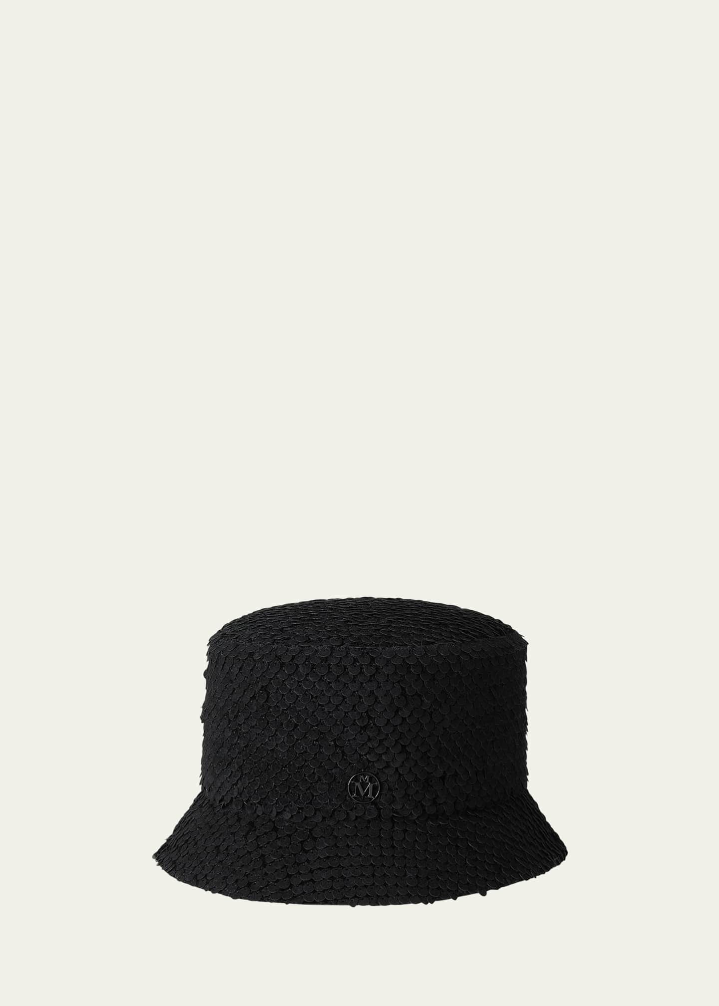 Maison Michel Kendall Mini Velvet Sequin Bucket Hat - Bergdorf Goodman