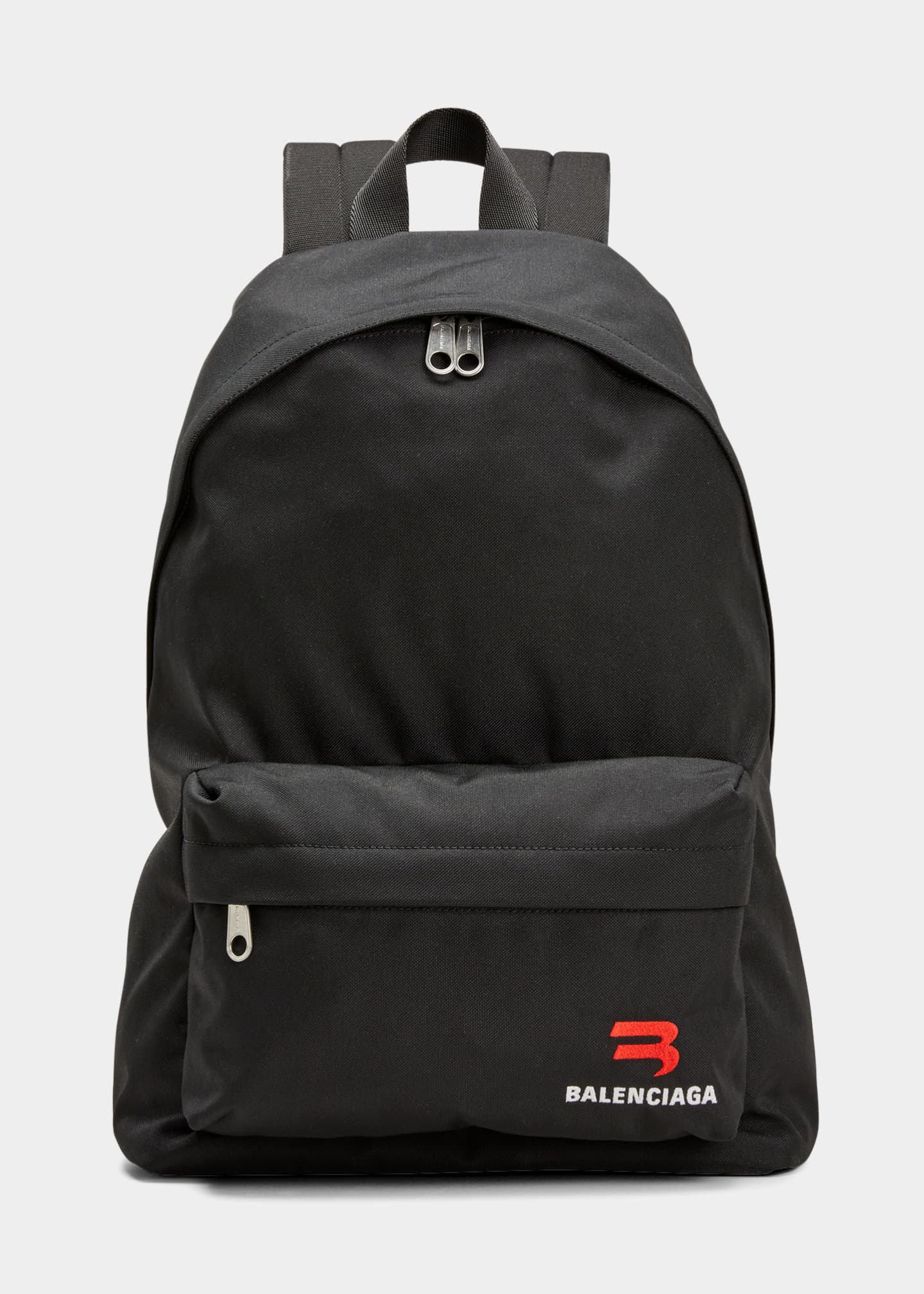 Balenciaga Men's Explorer Embroidered Backpack - Bergdorf Goodman
