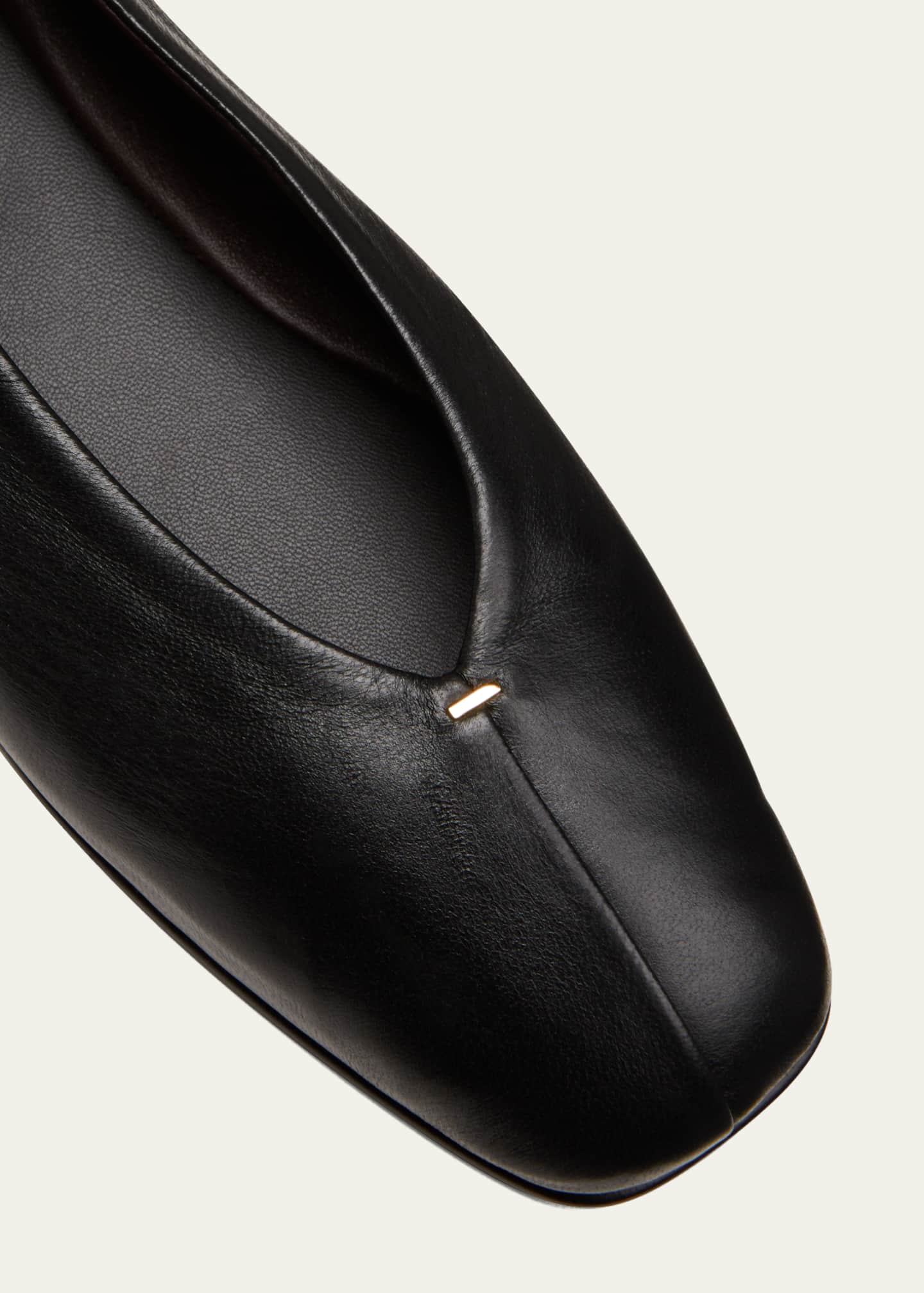 THE ROW Eva Leather Ballerina Flats - Bergdorf Goodman