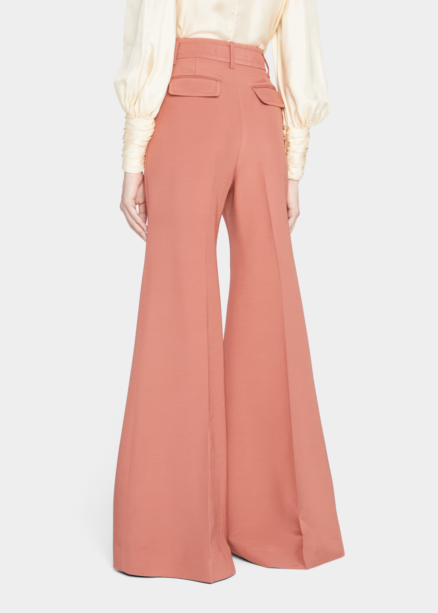 Zimmermann Seamed Wide-Leg Pants - Bergdorf Goodman