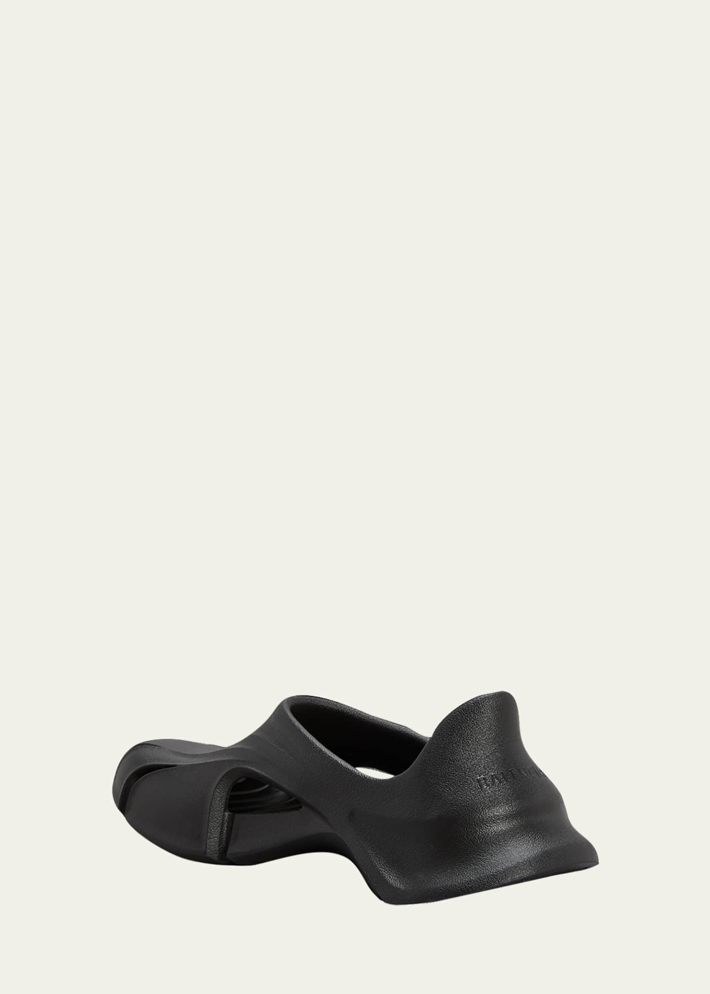 Balenciaga Men's Mold Closed Rubber Slip-On Shoes - Bergdorf Goodman