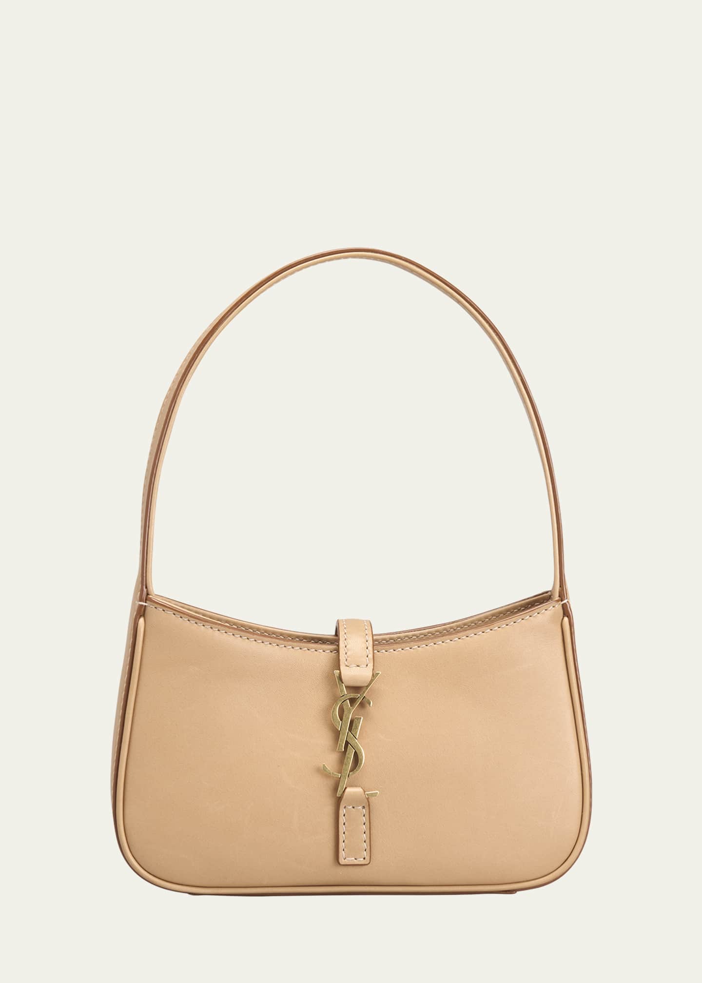 Saint Laurent Le 5A7 Micro YSL Leather Top-Handle Bag - Bergdorf Goodman