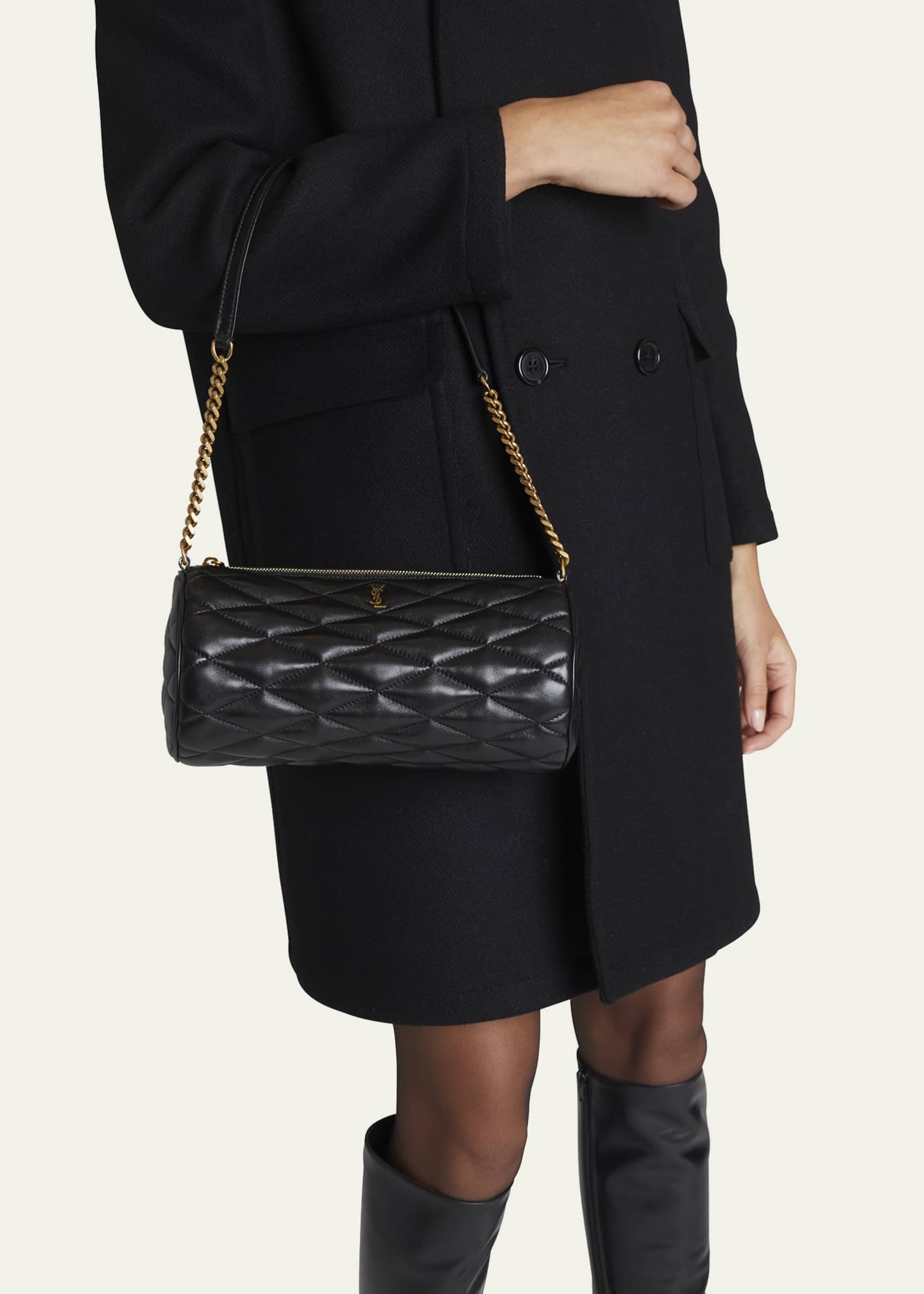 Saint Laurent Sade YSL Medium Tube Shoulder Bag - Bergdorf Goodman