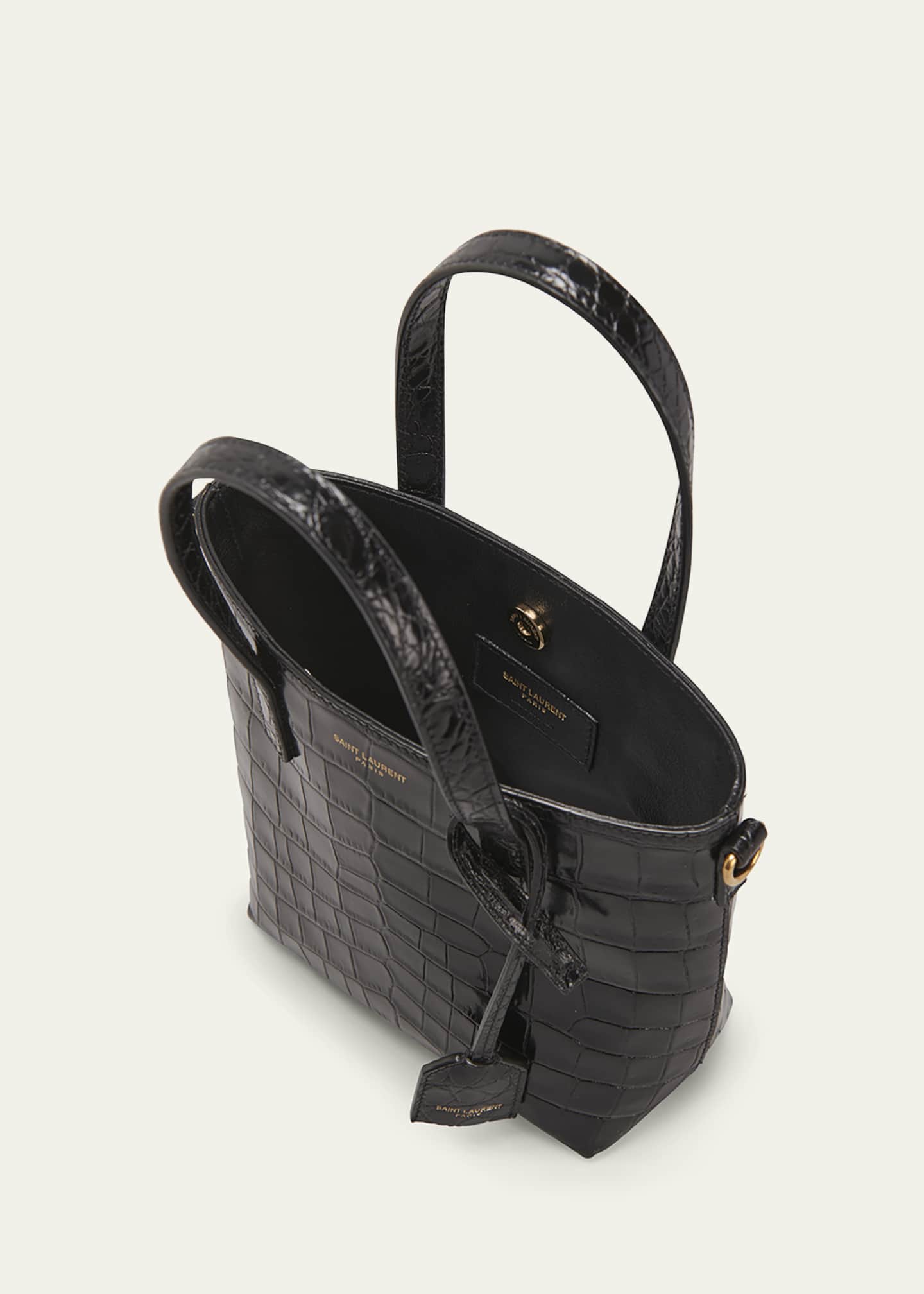 Saint Laurent Paris Mini Toy YSL Shopping Tote Bag - Bergdorf Goodman