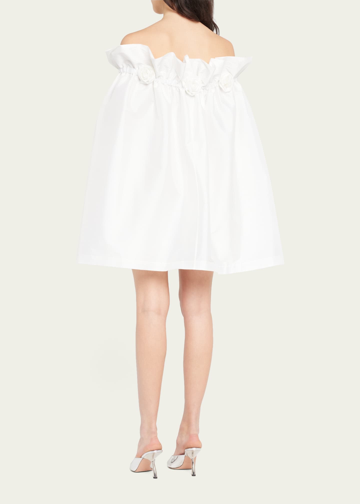 BERNADETTE Tilly Off-Shoulder Cape Dress - Bergdorf Goodman