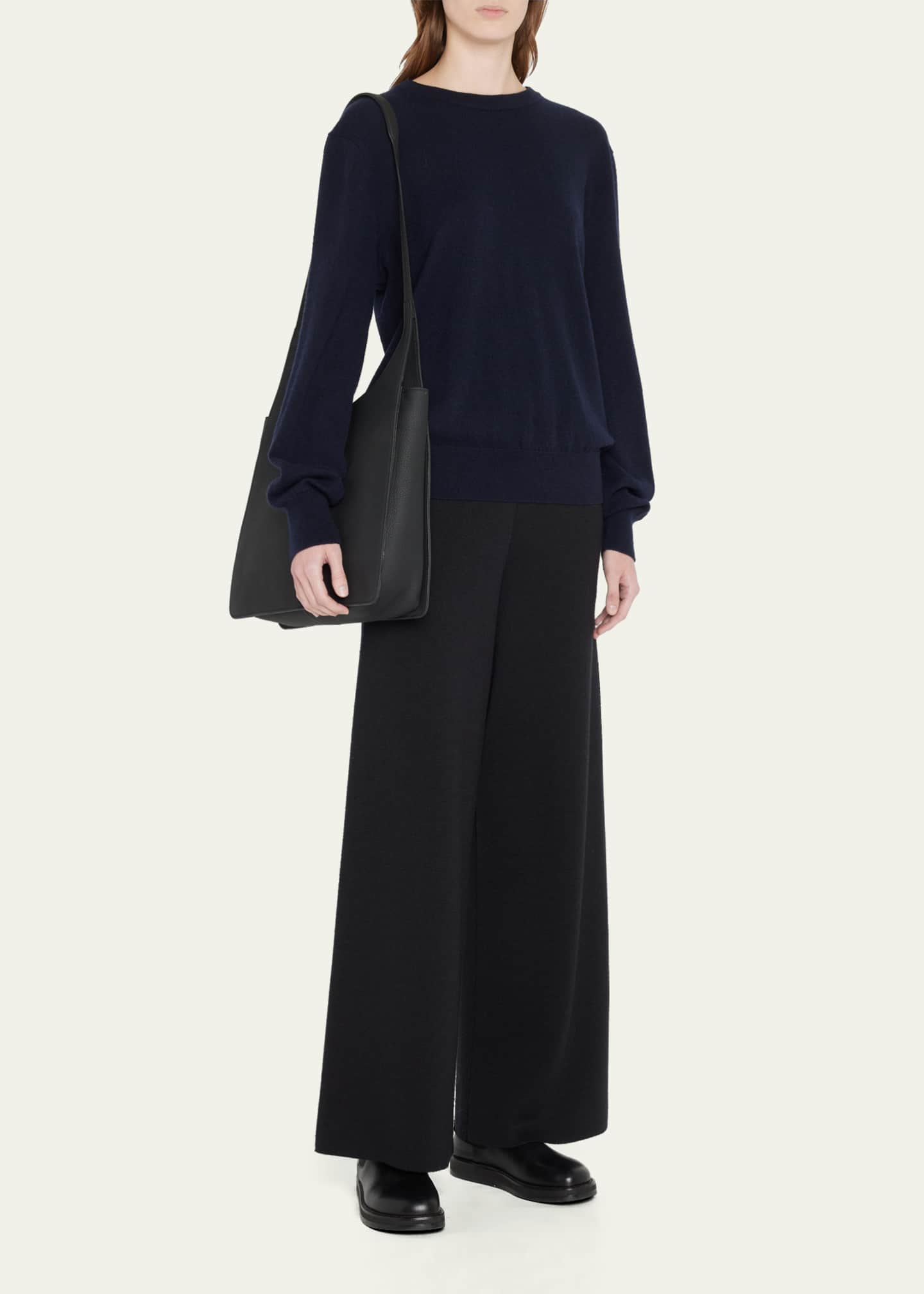 THE ROW Jules Shoulder Bag in Leather - Bergdorf Goodman