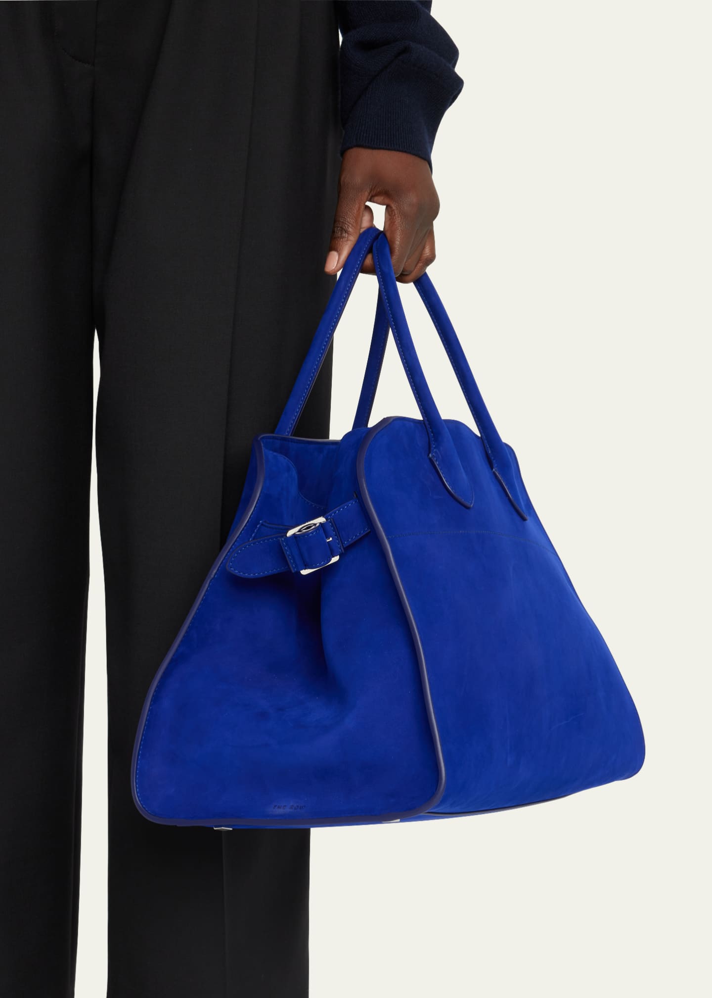 THE ROW Margaux 15 Tote Bag in Suede - Bergdorf Goodman