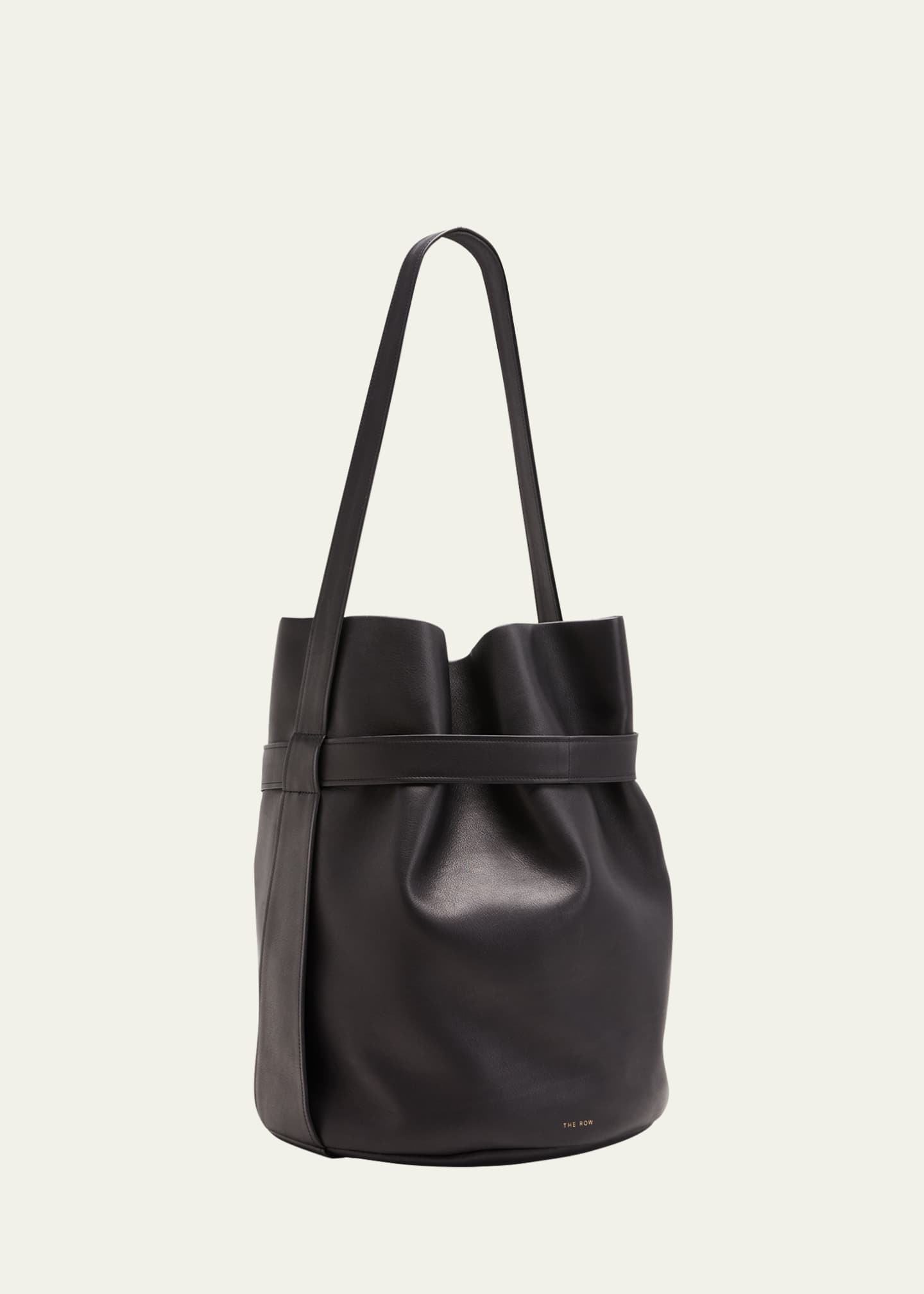 THE ROW Leo Large Saddle Hobo Bag in Leather - Bergdorf Goodman