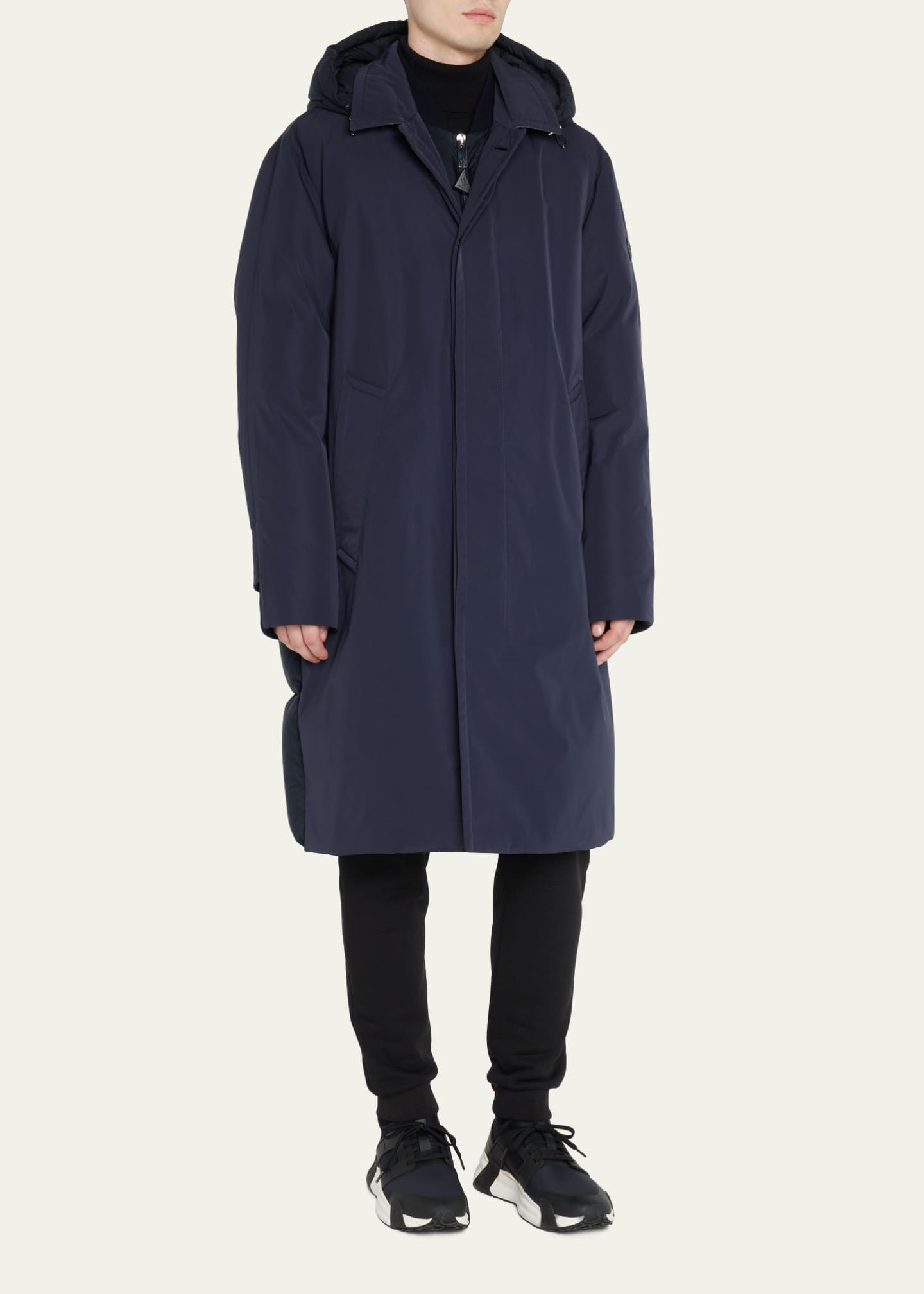 Moncler Men's Lopevi Long Puffer Coat - Bergdorf Goodman
