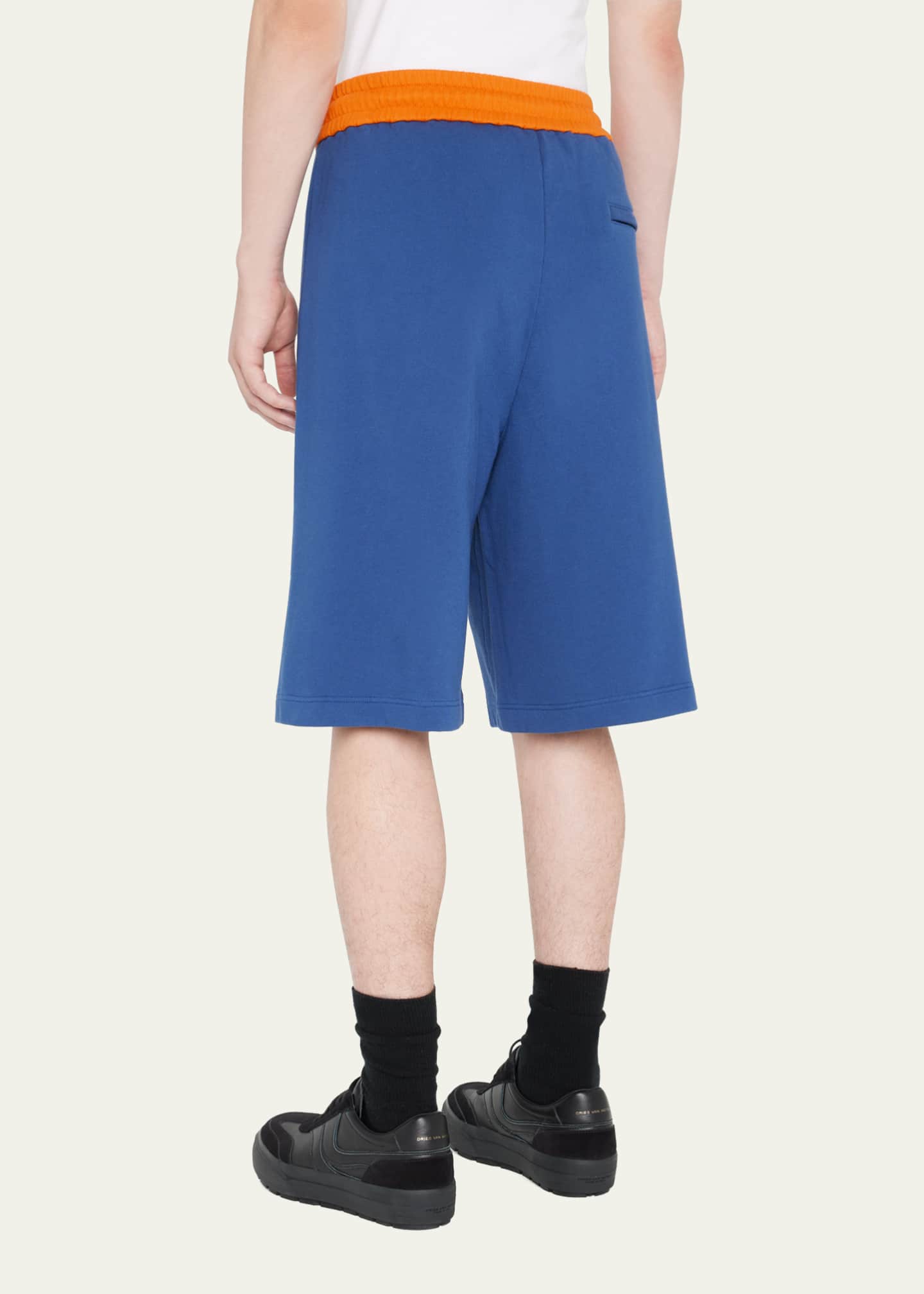 Dolce&Gabbana Men's DG Graffiti Sweat Shorts - Bergdorf Goodman