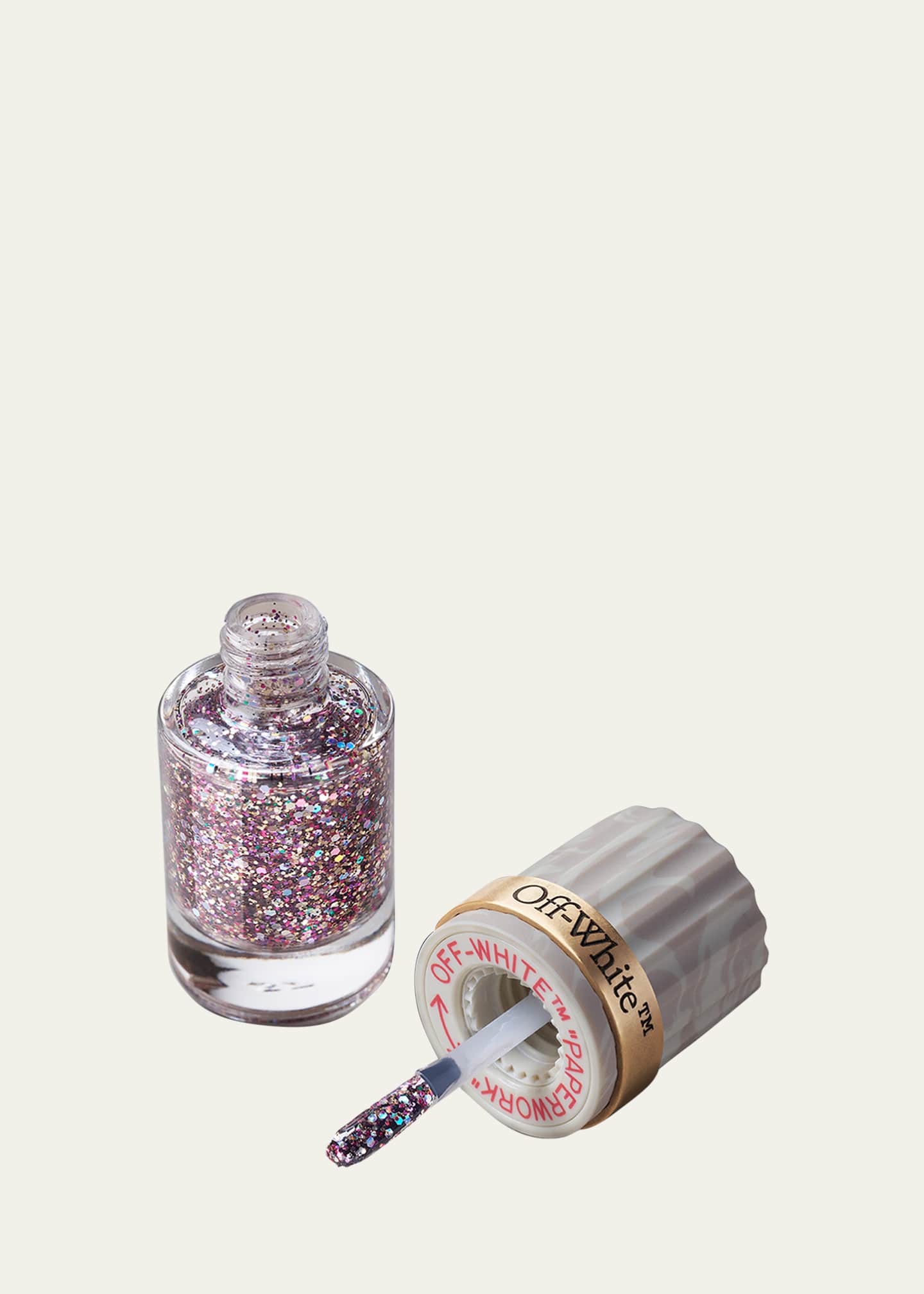 Off-White Paperwork Color Matter Glitter Nail Polish, Acid - Bergdorf ...