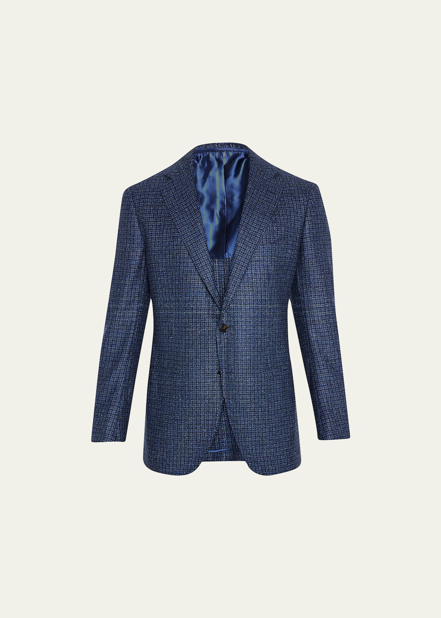 Cesare Attolini Men's Textured Check Sport Jacket - Bergdorf Goodman