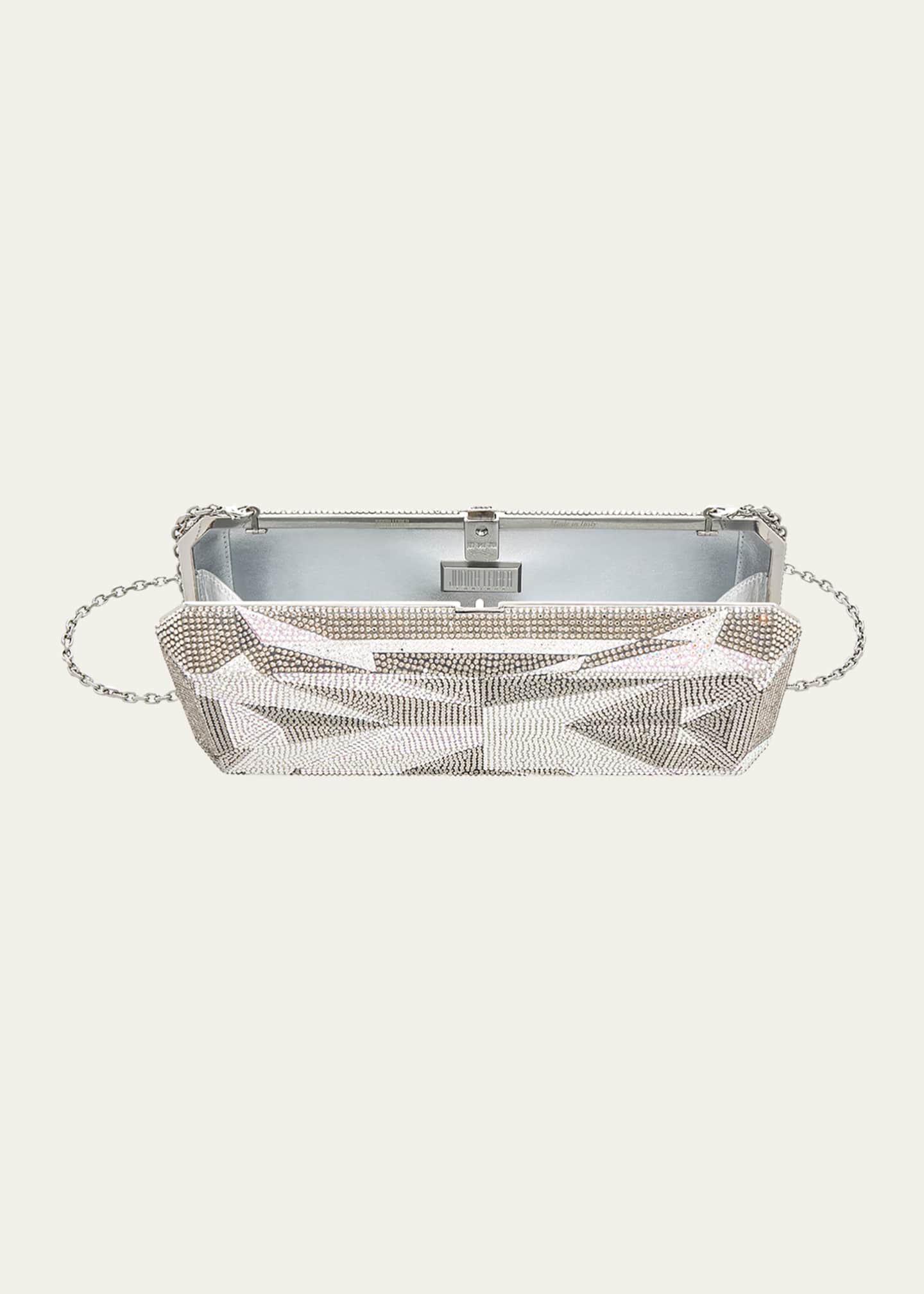Judith Leiber Couture Rectangle Radiant Crystal Slim Clutch Bag ...