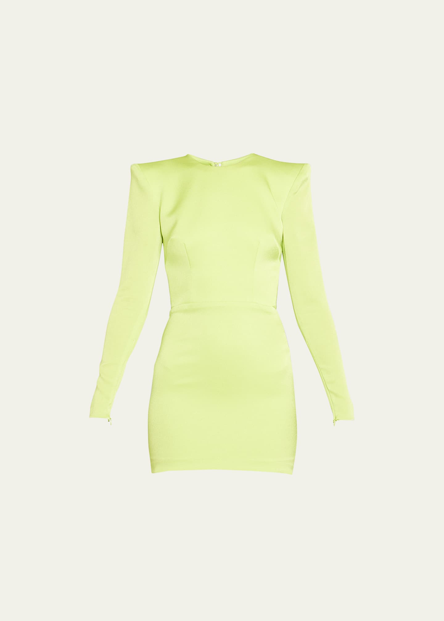 Alex Perry Diamond-Back Body-Con Mini Gown - Bergdorf Goodman