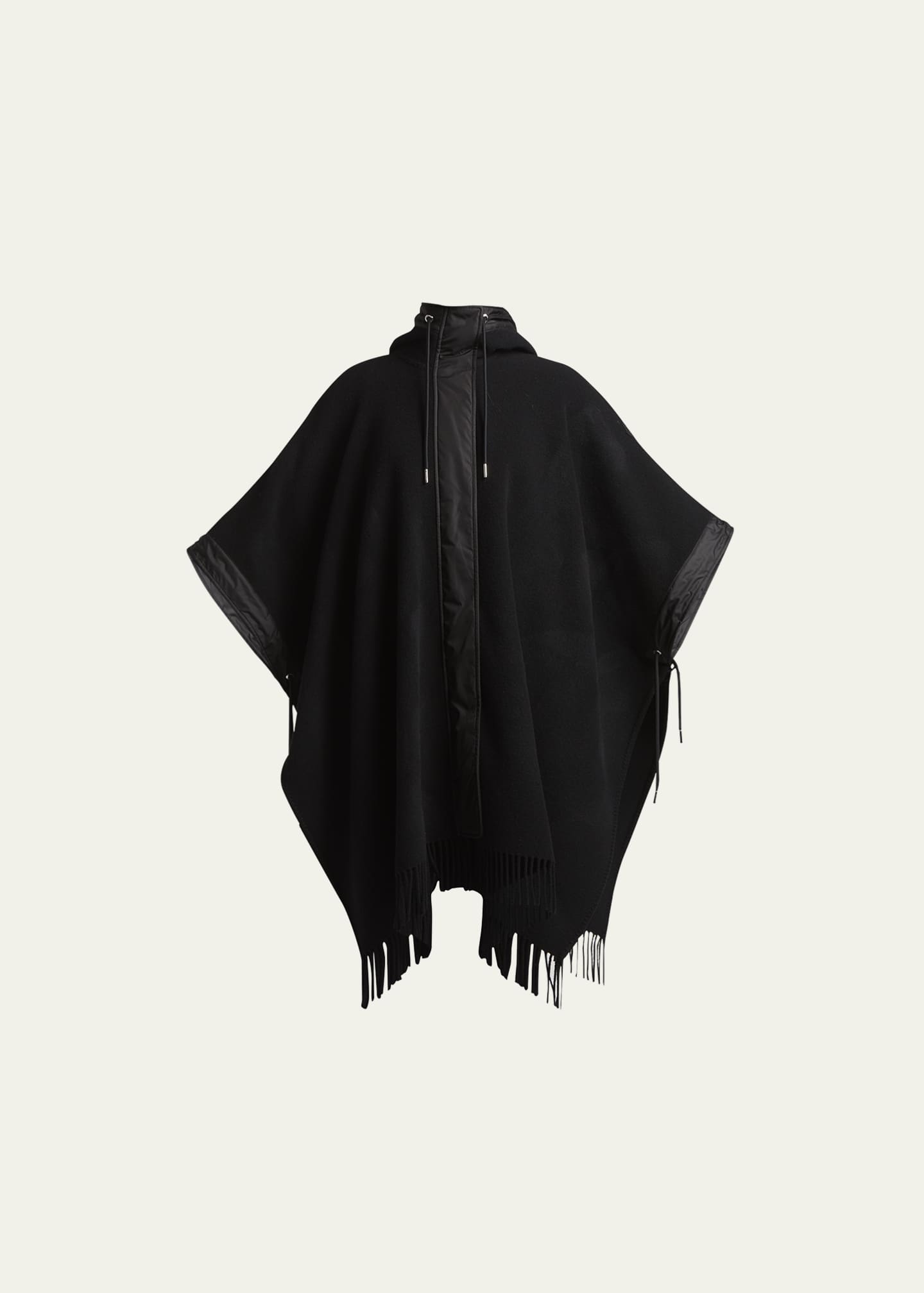 Moncler Layered Wool Cape - Bergdorf Goodman