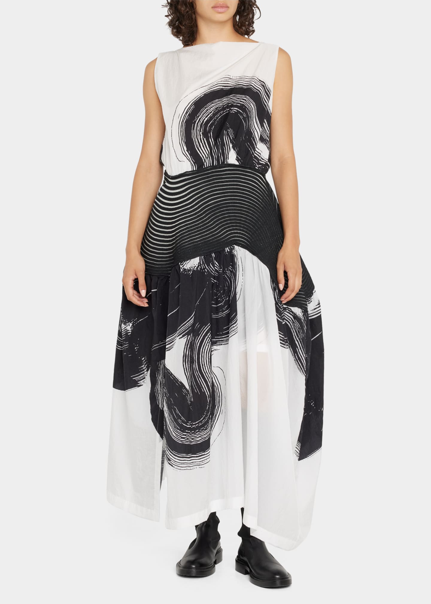 Issey Miyake Winding Solid Maxi Dress - Bergdorf Goodman