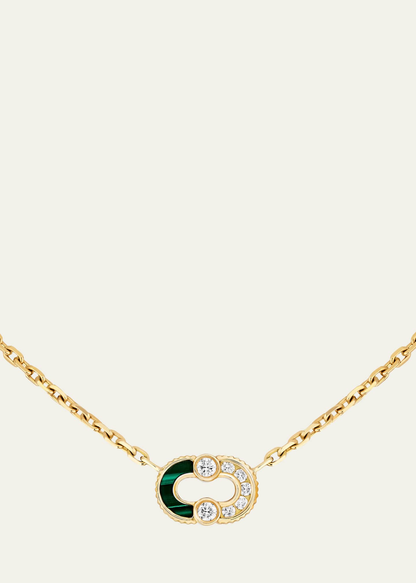 Viltier Magnetic Semi-Necklace with Malachite and Diamonds - Bergdorf ...