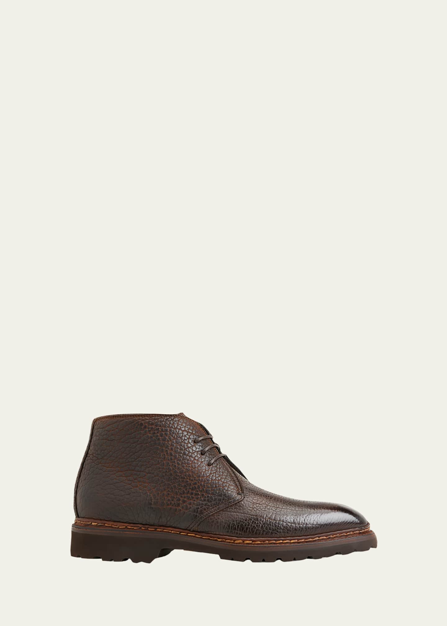 Bontoni Men's Desert Welt Leather Ankle Boots - Bergdorf Goodman