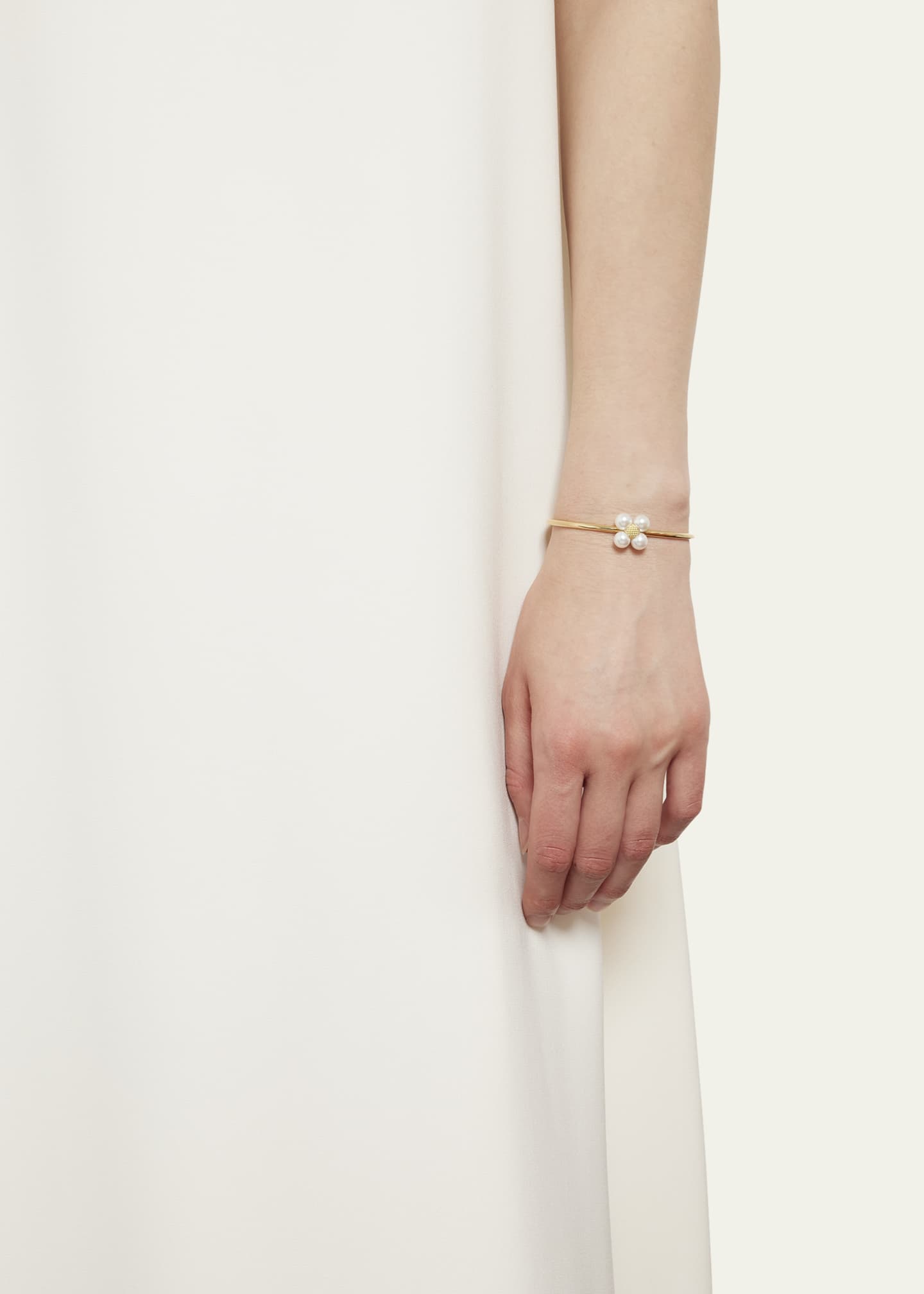 Paul Morelli Yellow Gold Tube Sequence Bracelet with Pearls - Bergdorf ...