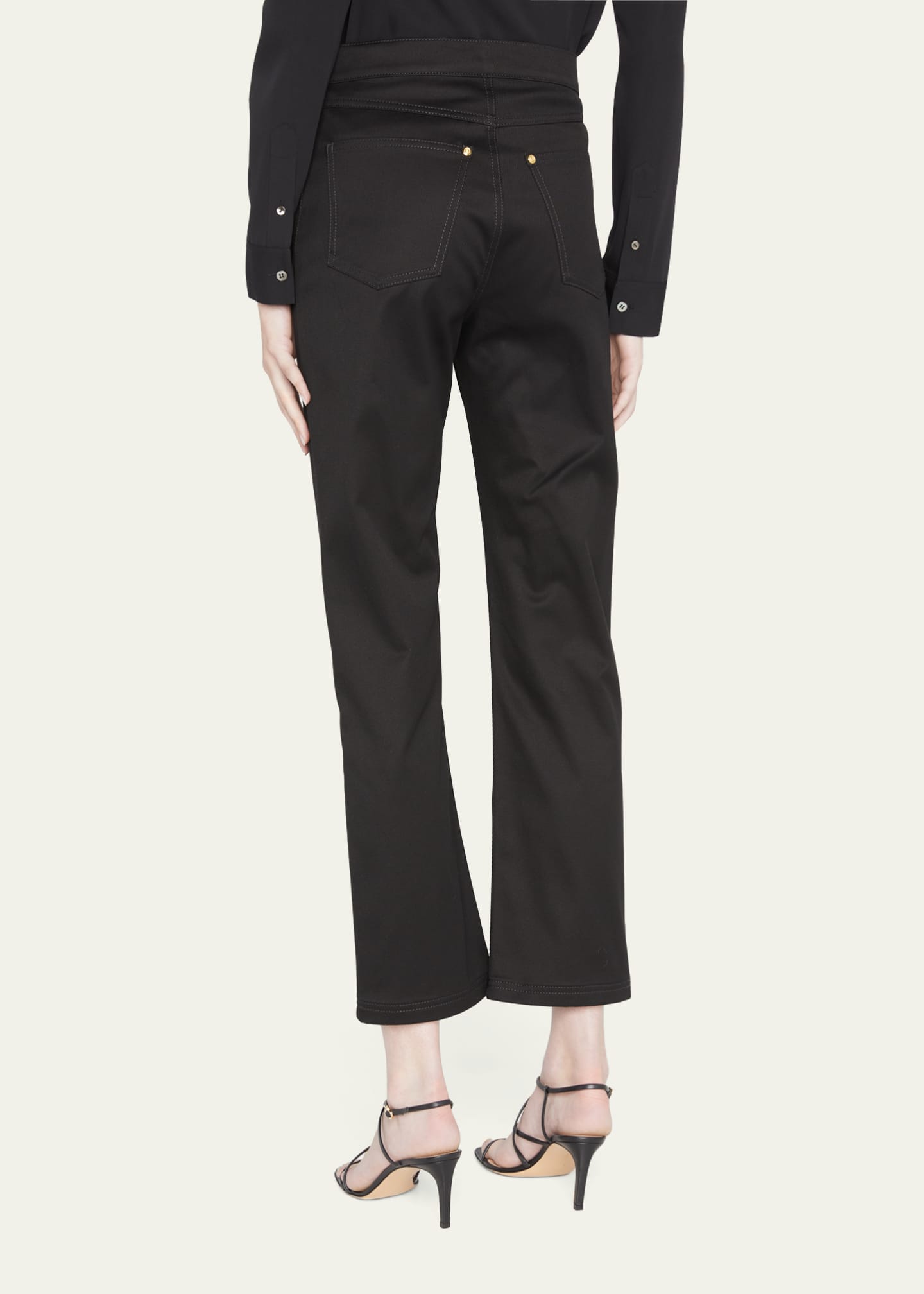 Fendi Straight-Leg Denim Pants - Bergdorf Goodman