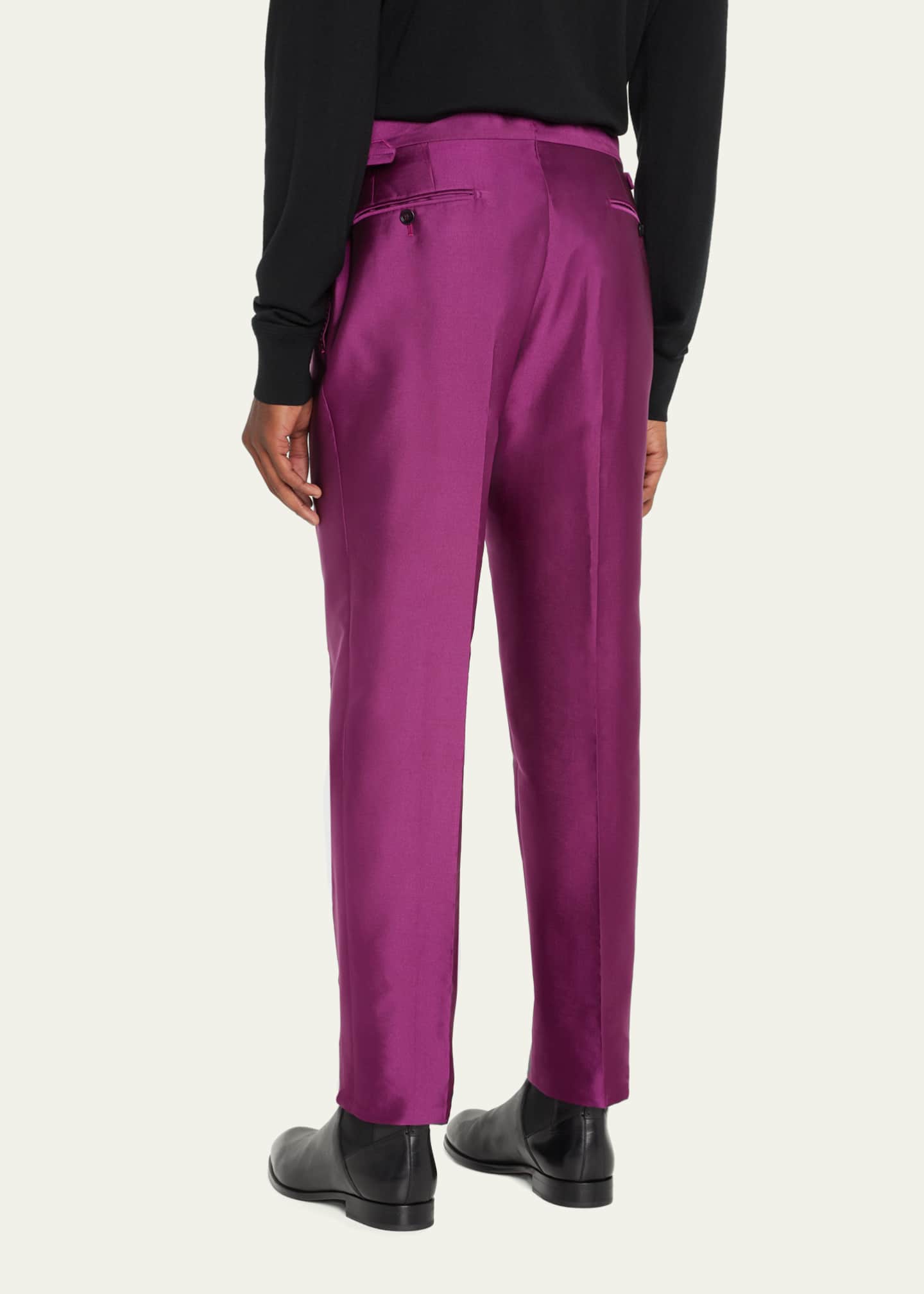 TOM FORD Men's Iridescent Twill Pants - Bergdorf Goodman