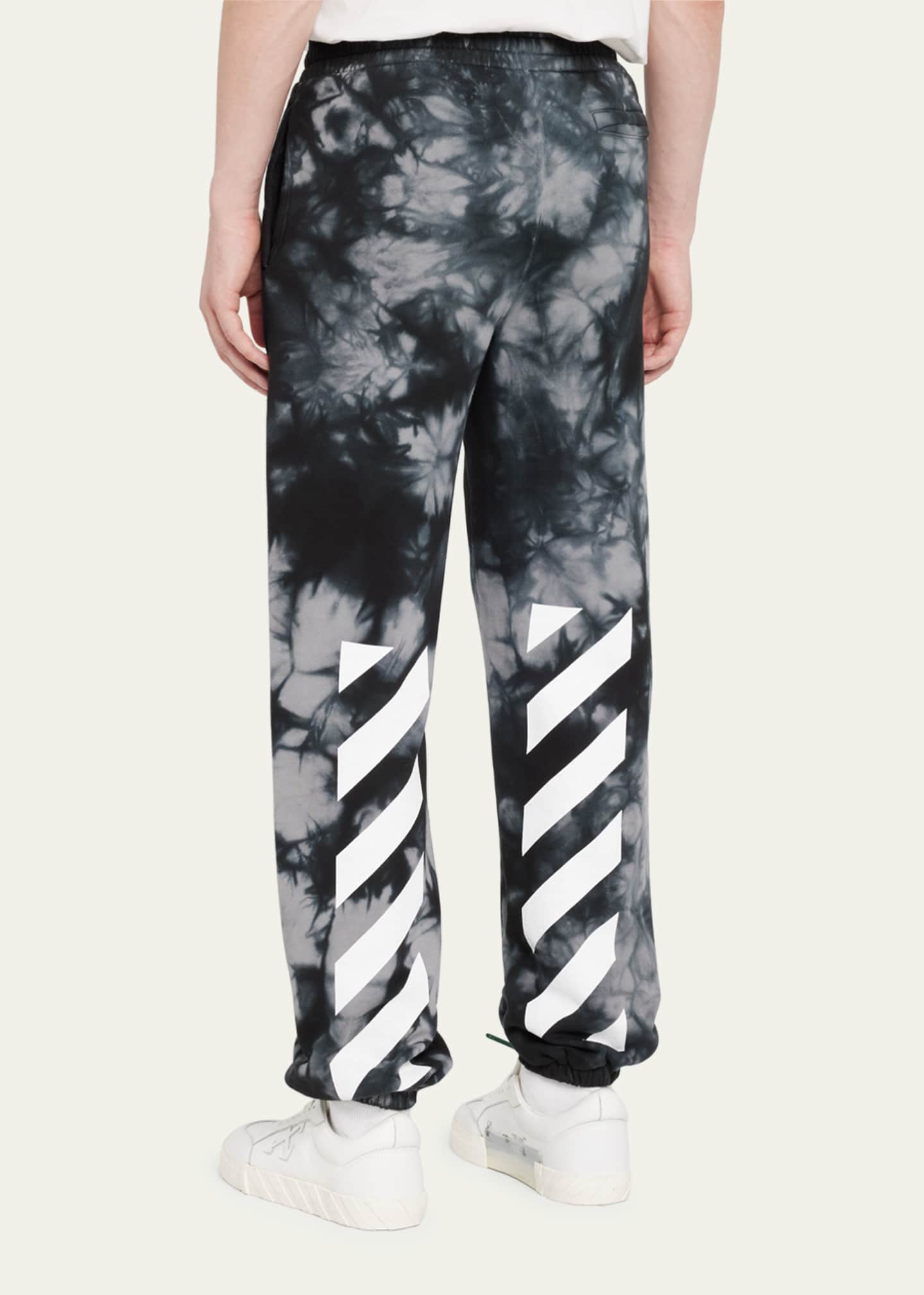 Off-White Men's Diagonal Tie-Dye Sweatpants - Bergdorf Goodman
