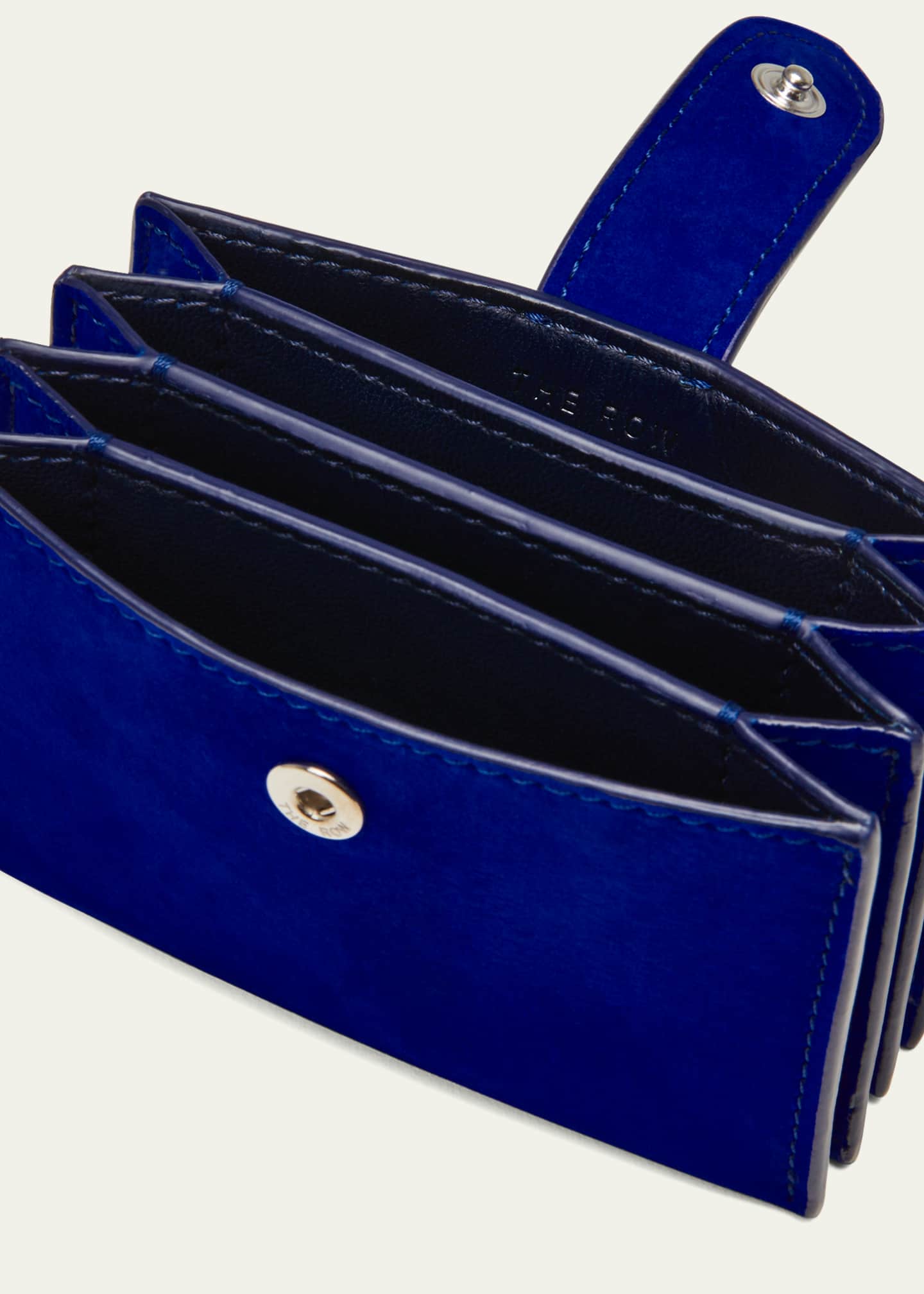 THE ROW Multi-Card Case in Nubuck Leather - Bergdorf Goodman