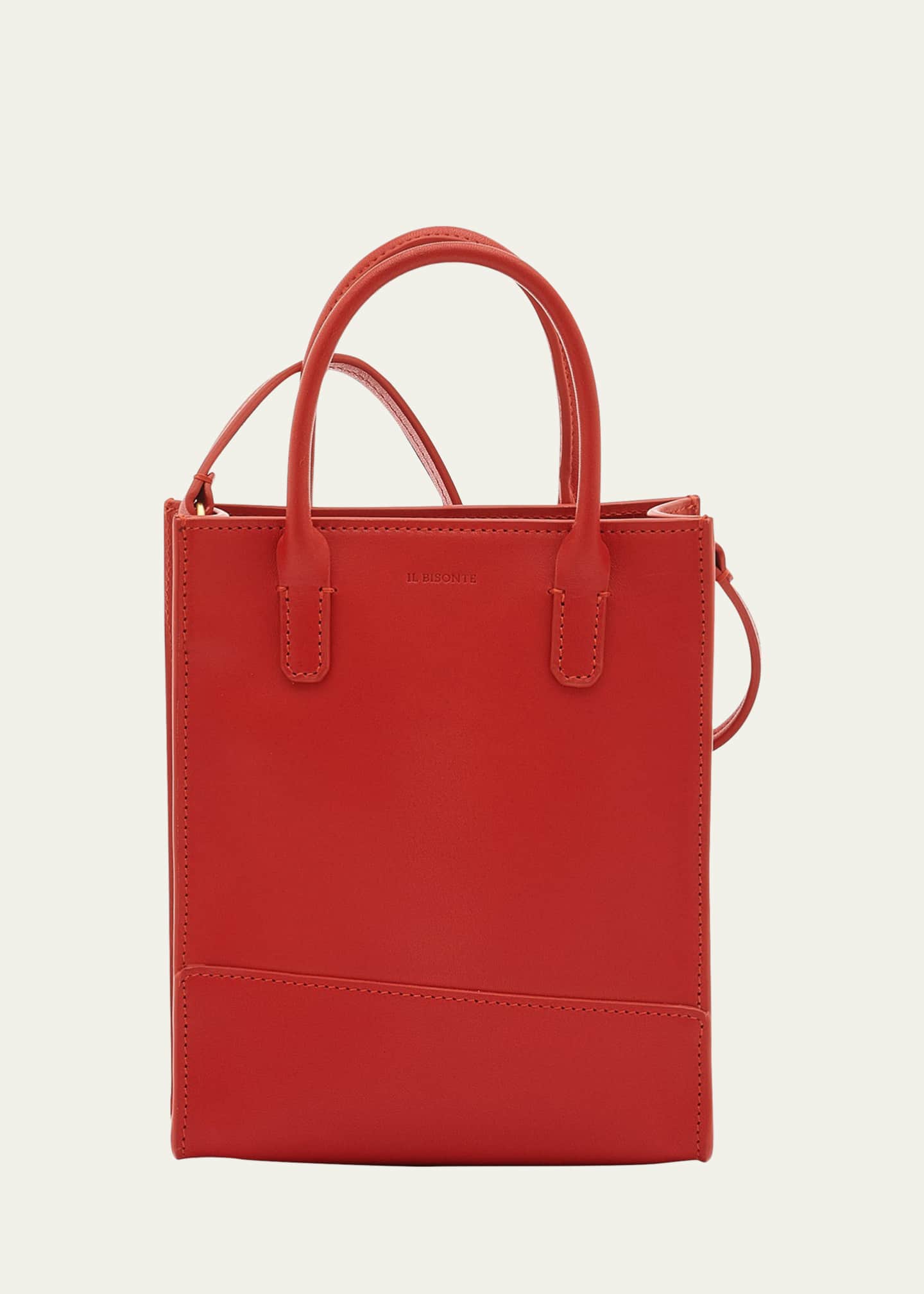 Il Bisonte Mini Sole Leather Top-Handle Bag - Bergdorf Goodman