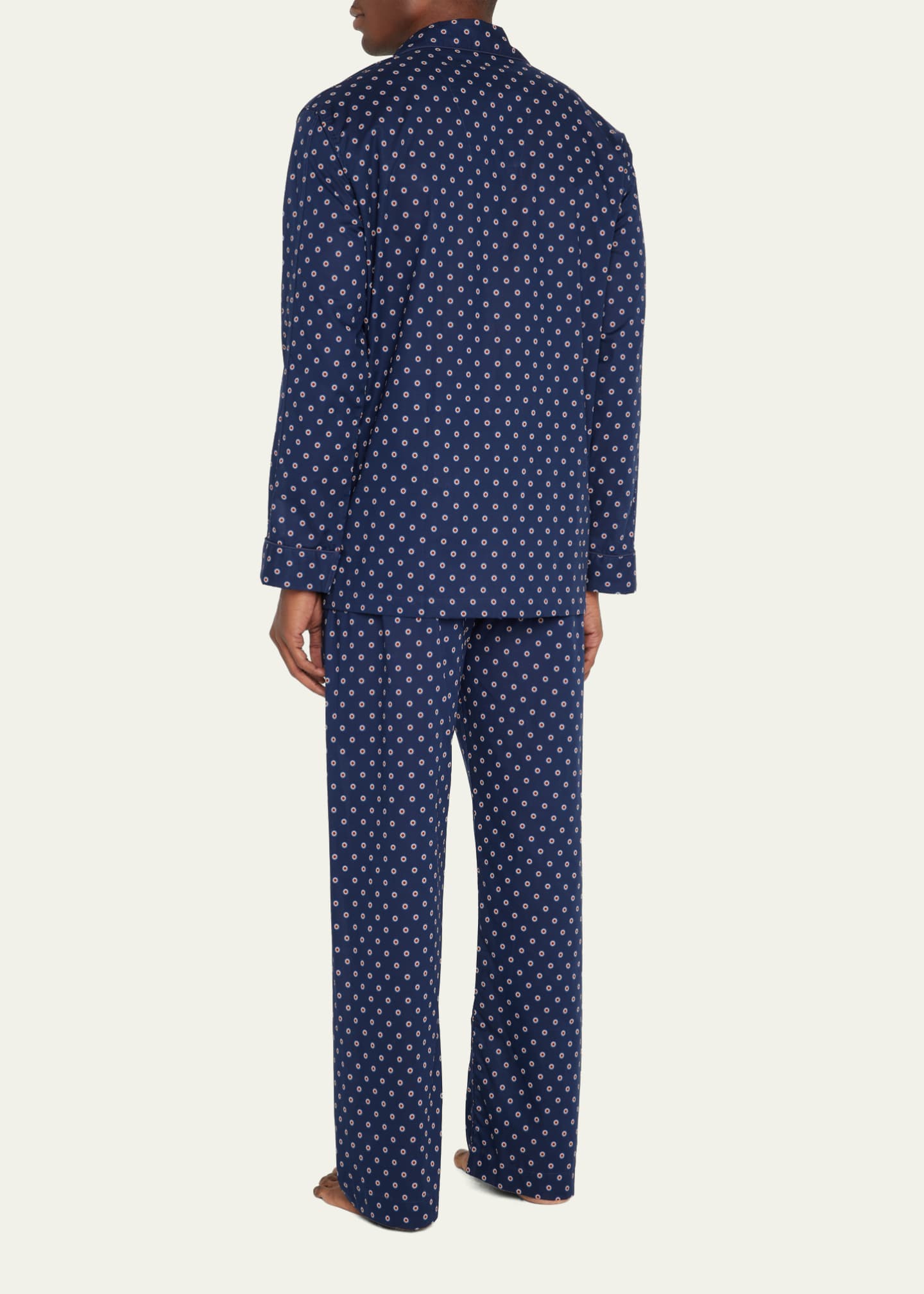 Derek Rose Men's Nelson 90 Cotton Pajama Set - Bergdorf Goodman