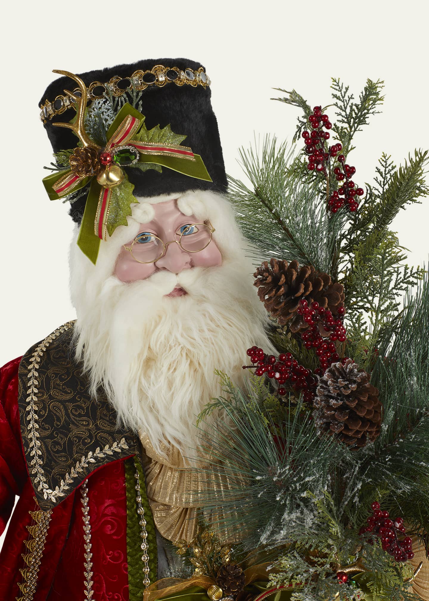 Mark Roberts Santa With Tree Christmas Figure - Bergdorf Goodman
