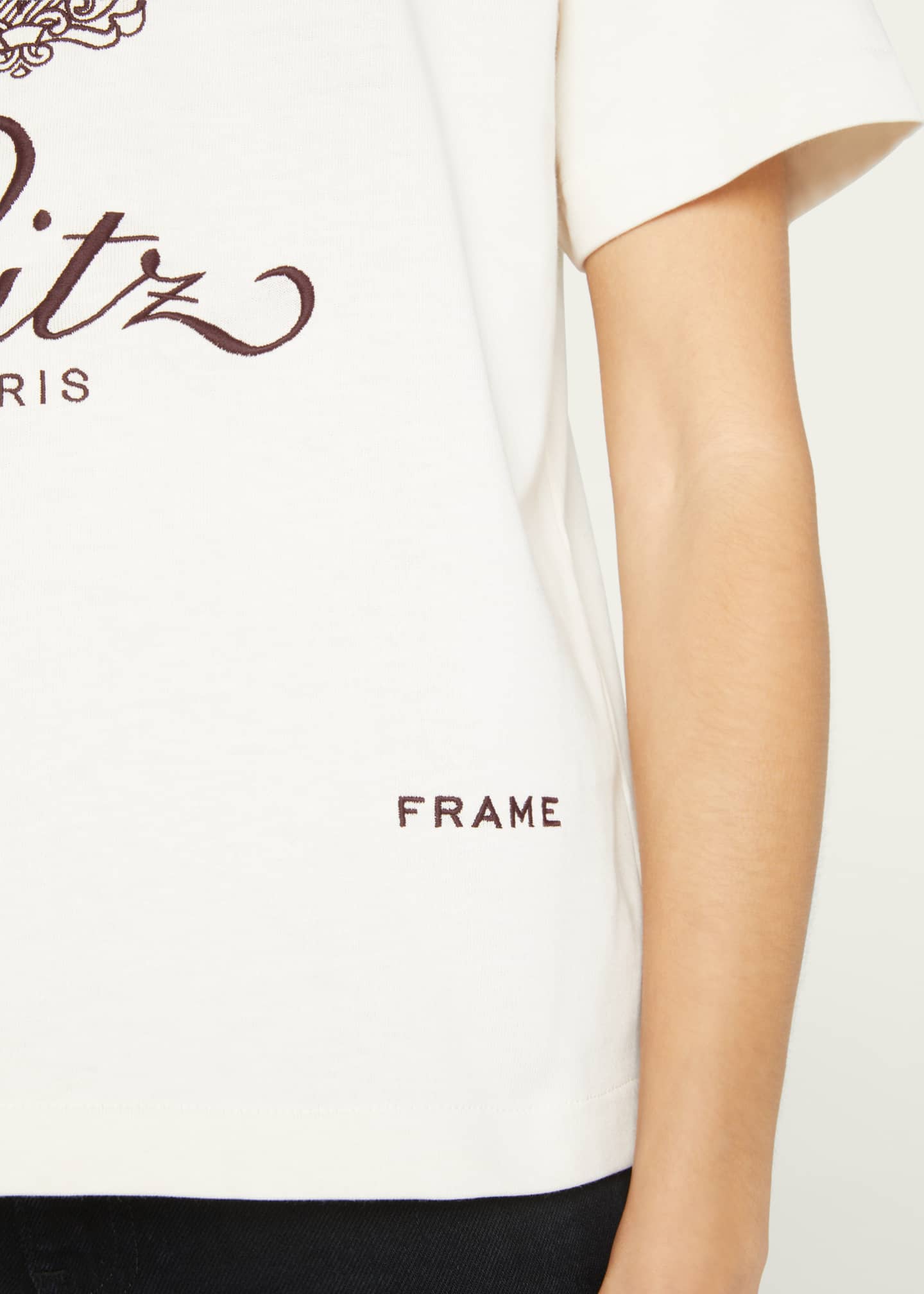 FRAME x Ritz Paris FRAME x Ritz Paris Graphic Crewneck Tee - Bergdorf ...