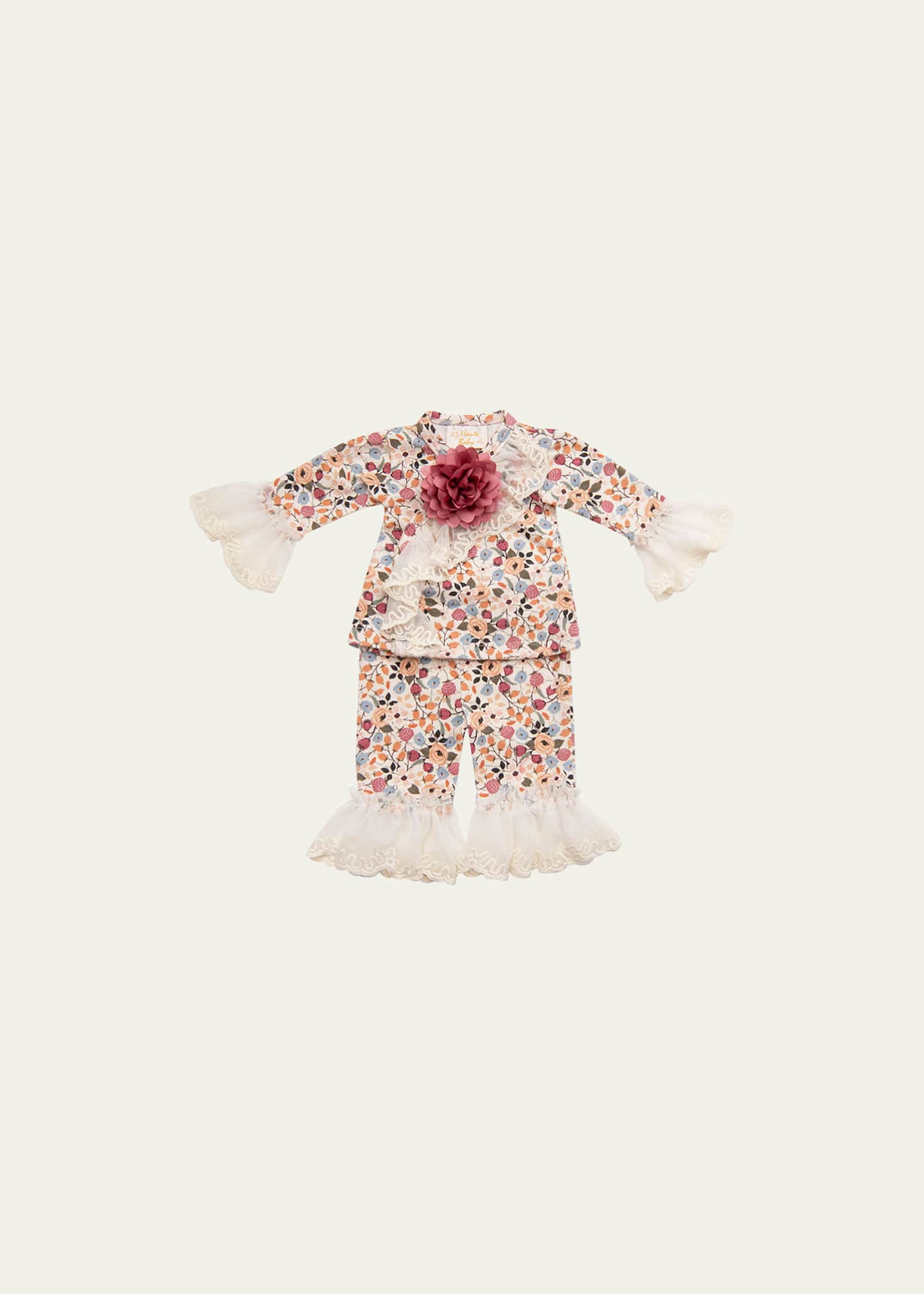 Haute Baby Girl's Harvest Dream Bubble Print Set, Size Newborn-12M ...