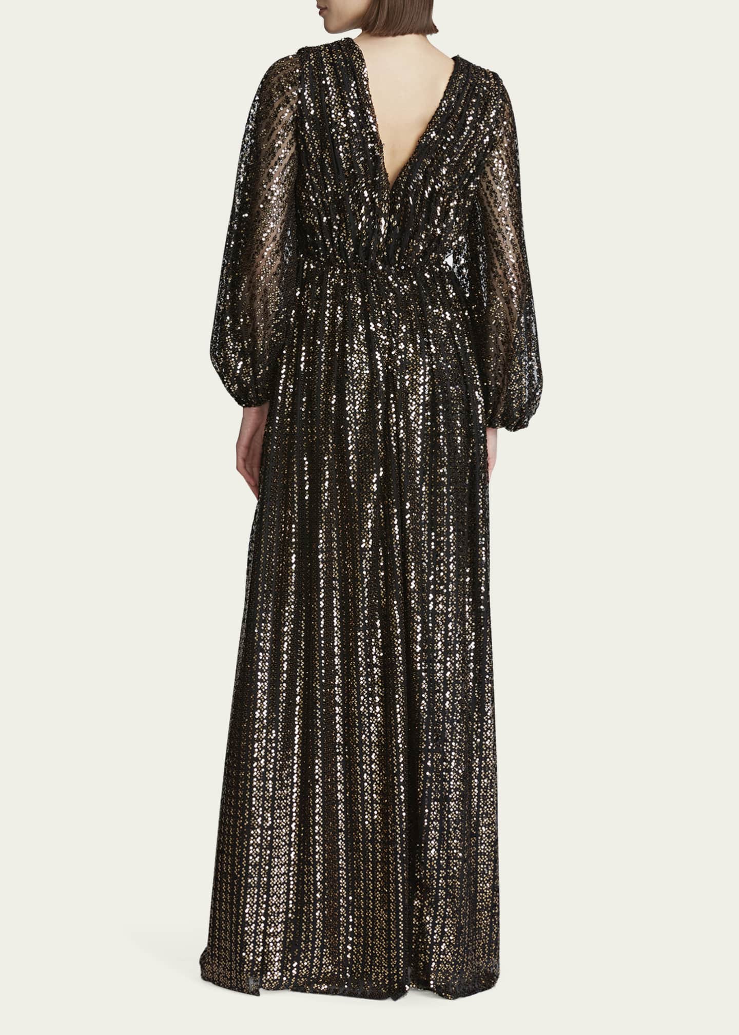 Halston Madelyn Sequin Evening Gown - Bergdorf Goodman Halston Madelyn Sequin Evening Gown - Bergdorf Goodman