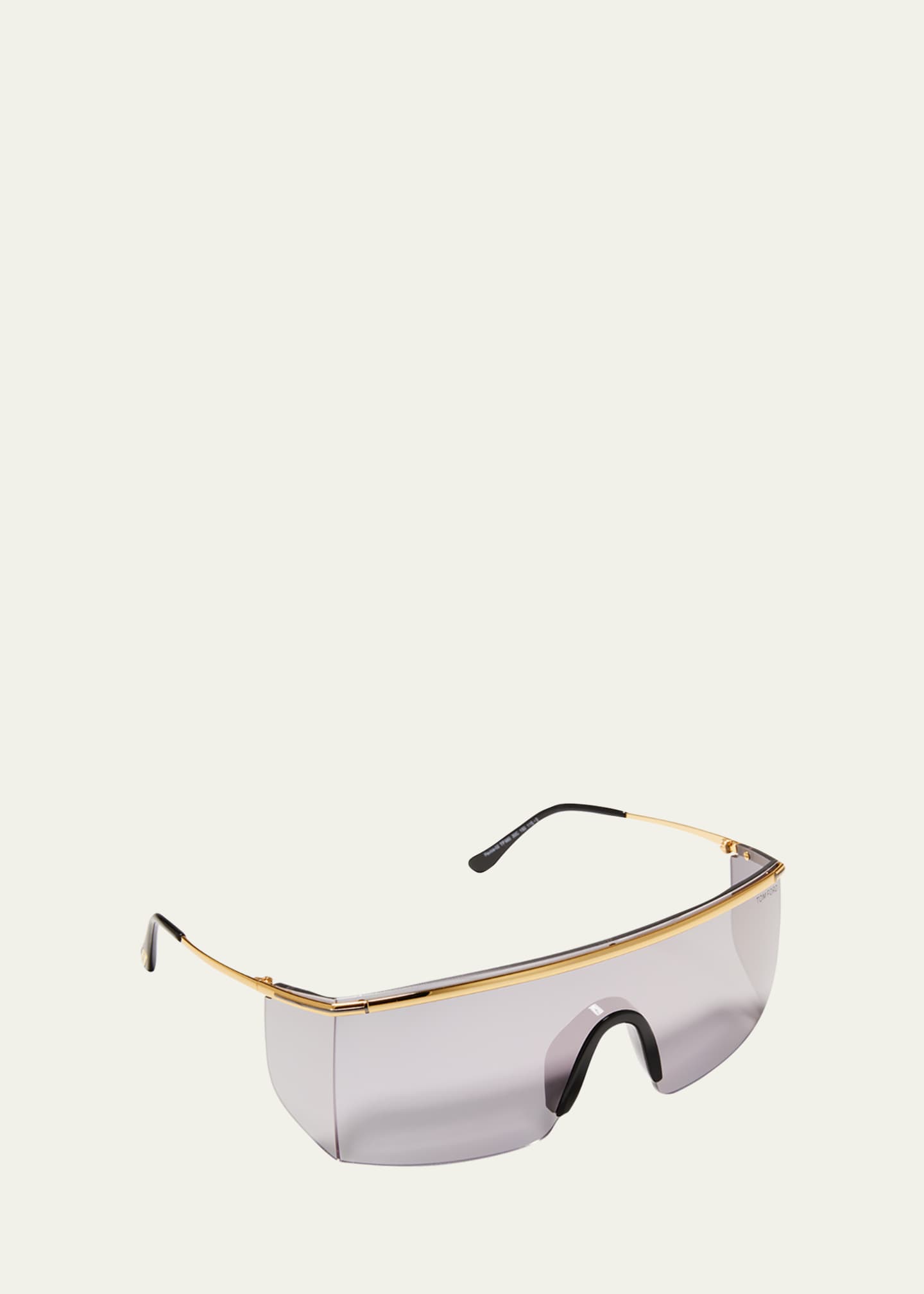 Tom Ford Mens Pavlos 02 Metal Flat Top Shield Sunglasses Bergdorf Goodman