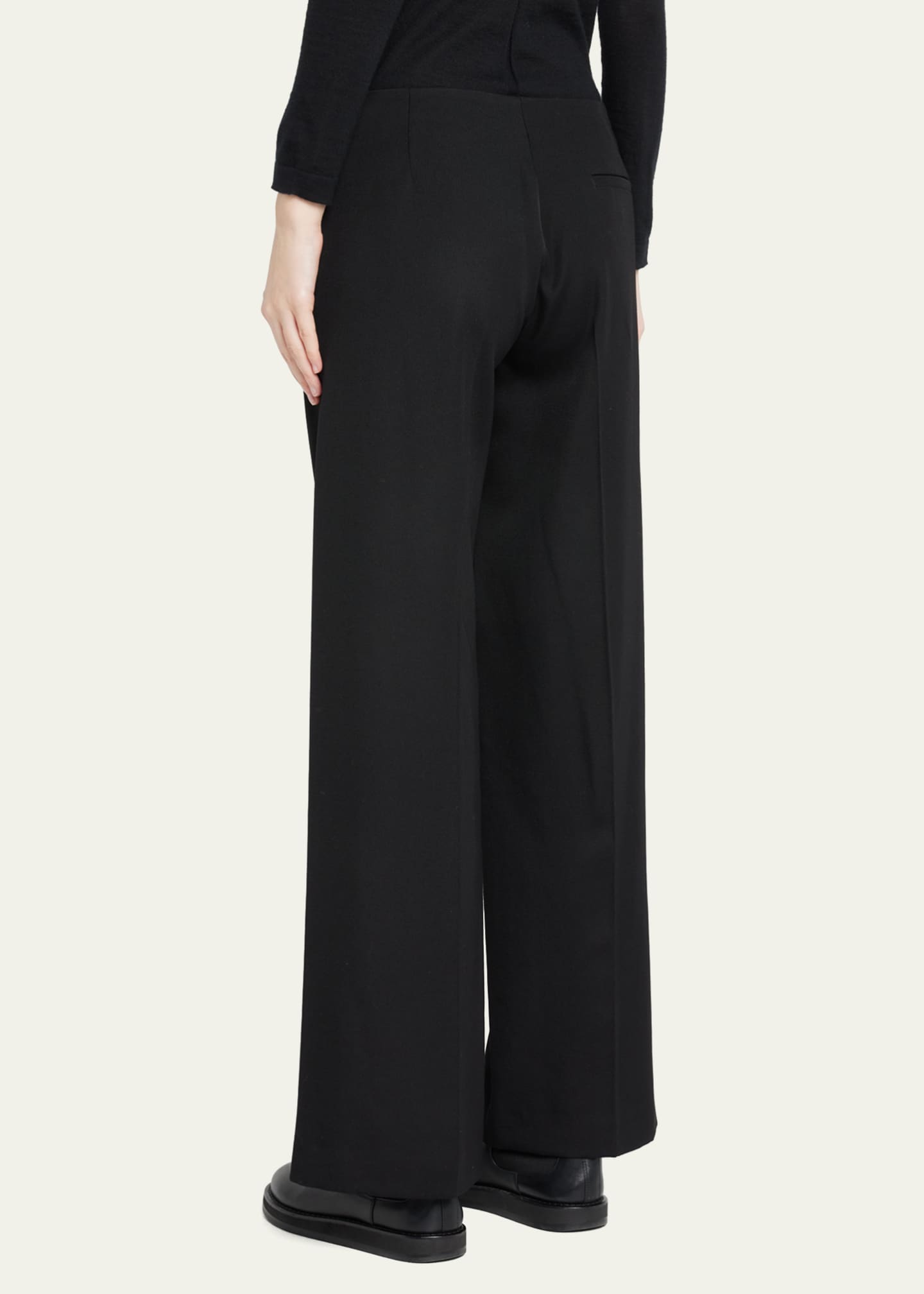THE ROW Pipa Wide-Leg Trouser Pants - Bergdorf Goodman